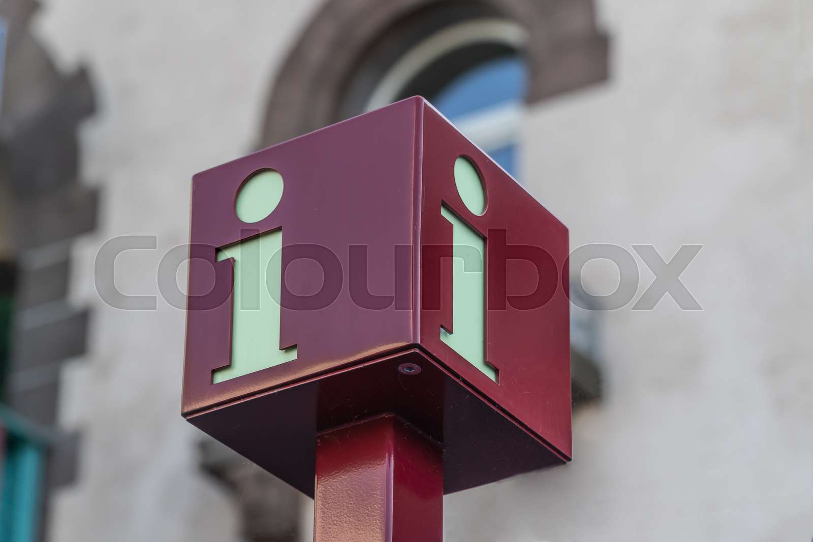 Red Information sign | Stock image | Colourbox
