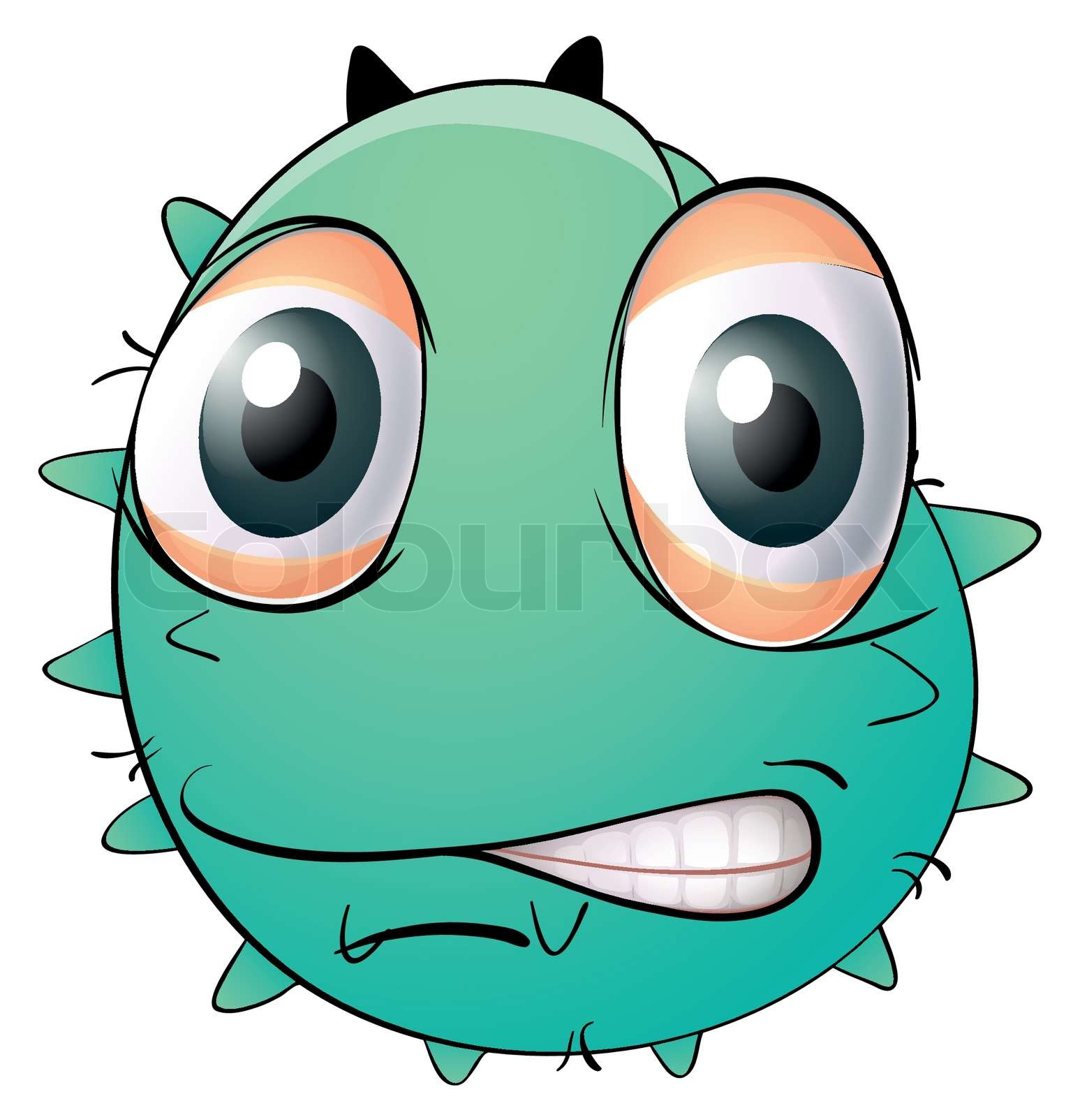 A face of a monster | Stock vector | Colourbox