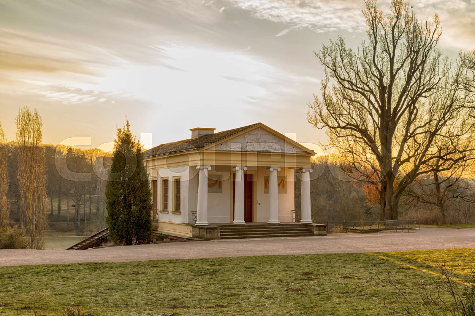 Roman House at Park an der Ilm, Weimar, Germany | Stock image | Colourbox