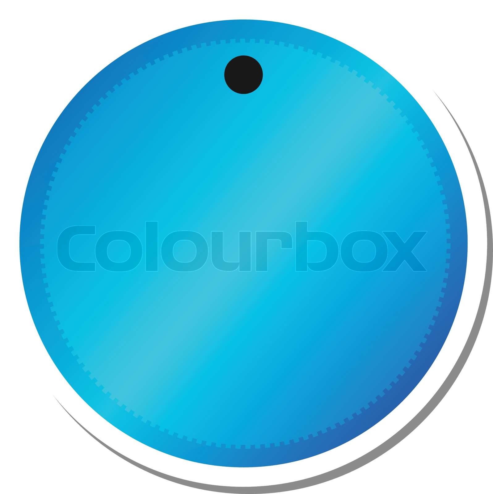 Price tag label in blue | Stock vector | Colourbox