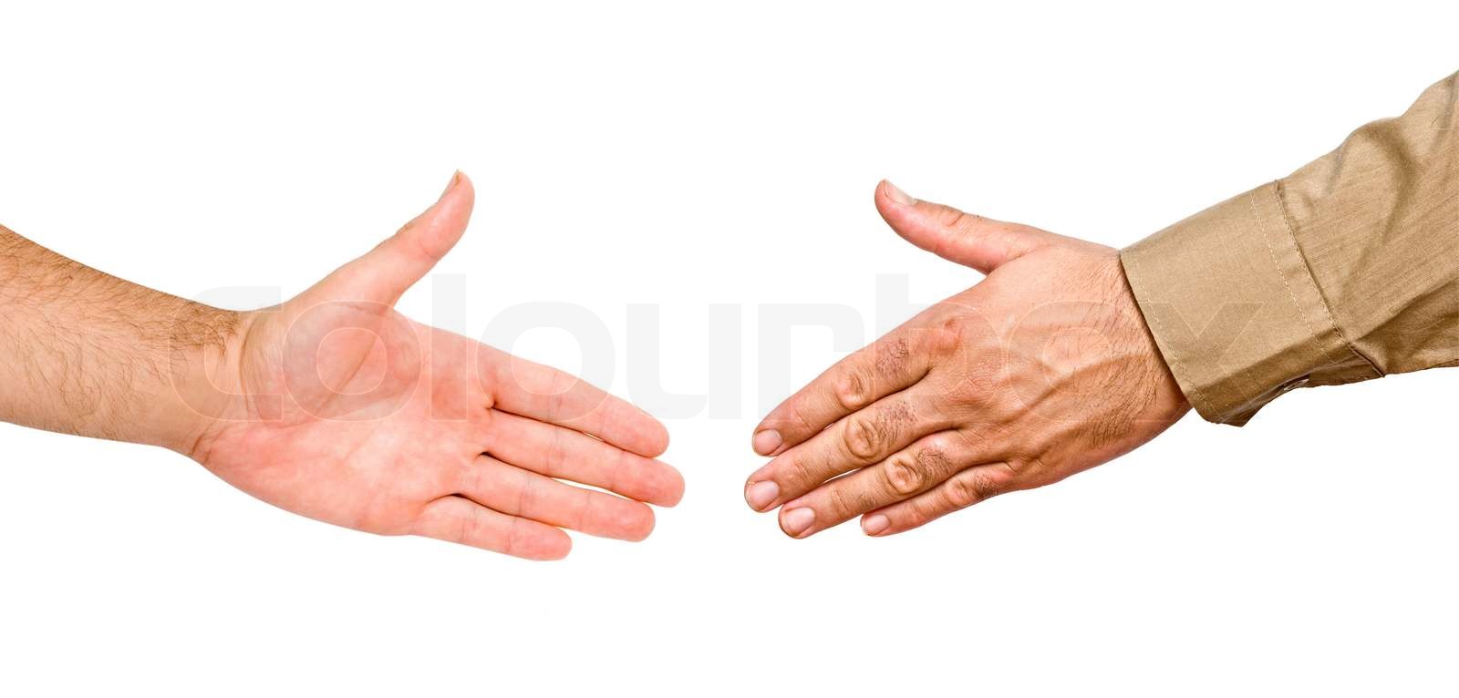 Hände bereit für Handshake | Stock Bild | Colourbox