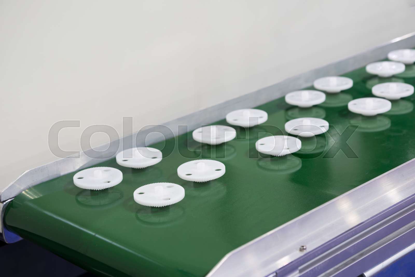 plastic part from injection process | Stock image | Colourbox
