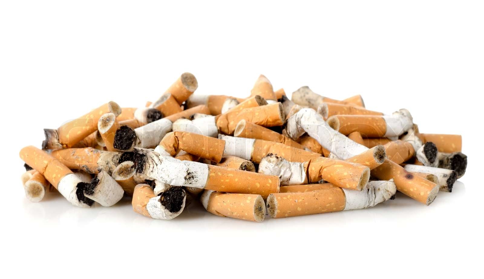 Cigarette butts | Stock image | Colourbox