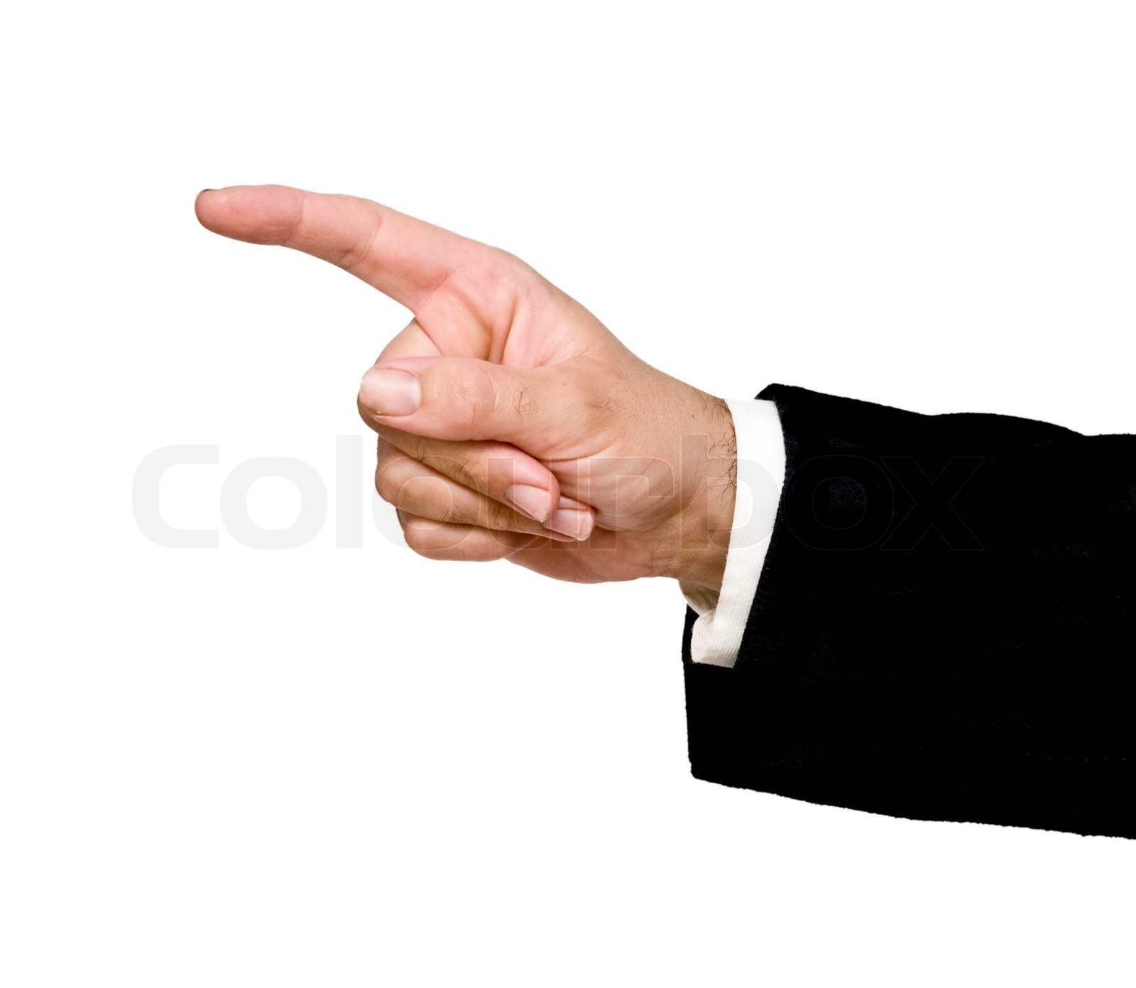 pegende, hånd, finger | Stock foto | Colourbox