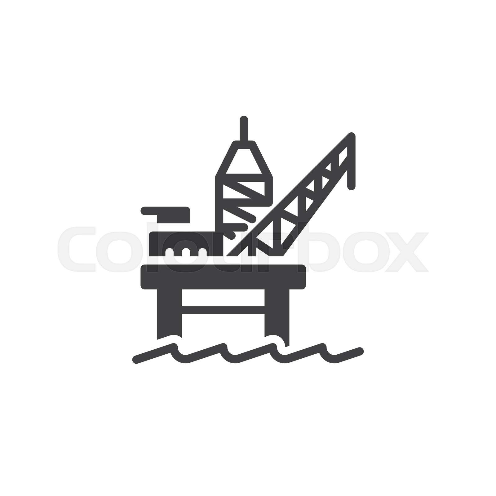 Drilling Rig Icon