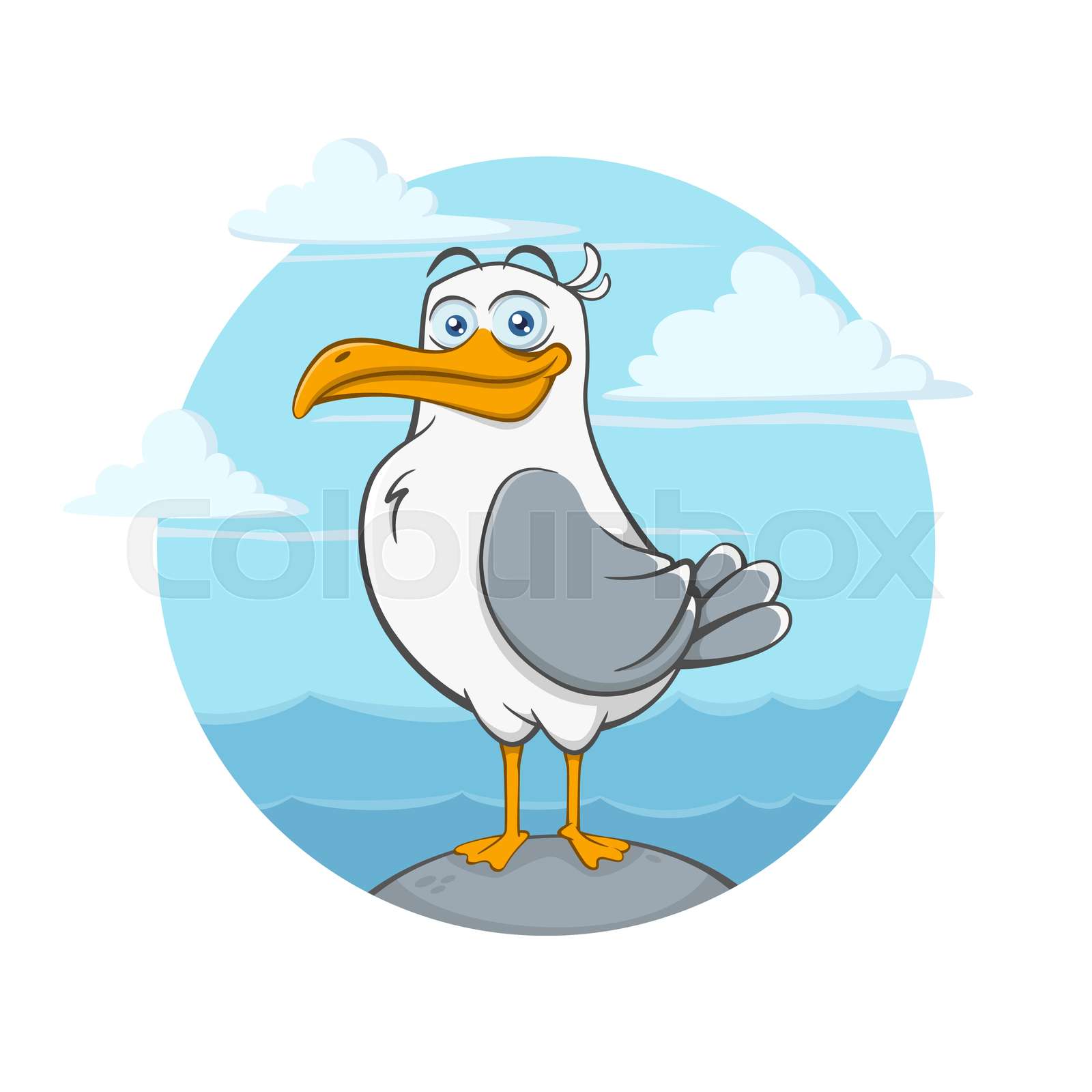 Cartoon Seagull