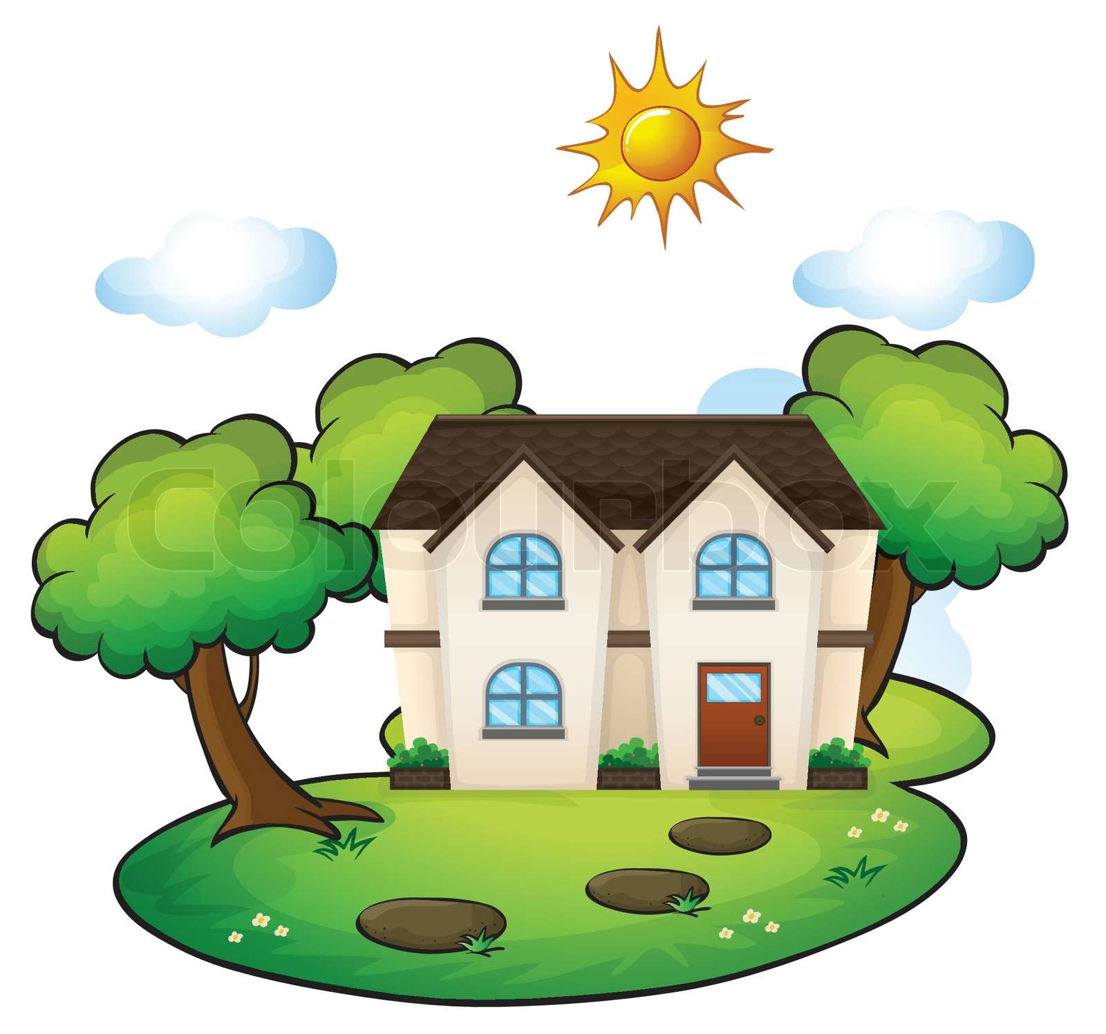 a house | Stock vector | Colourbox
