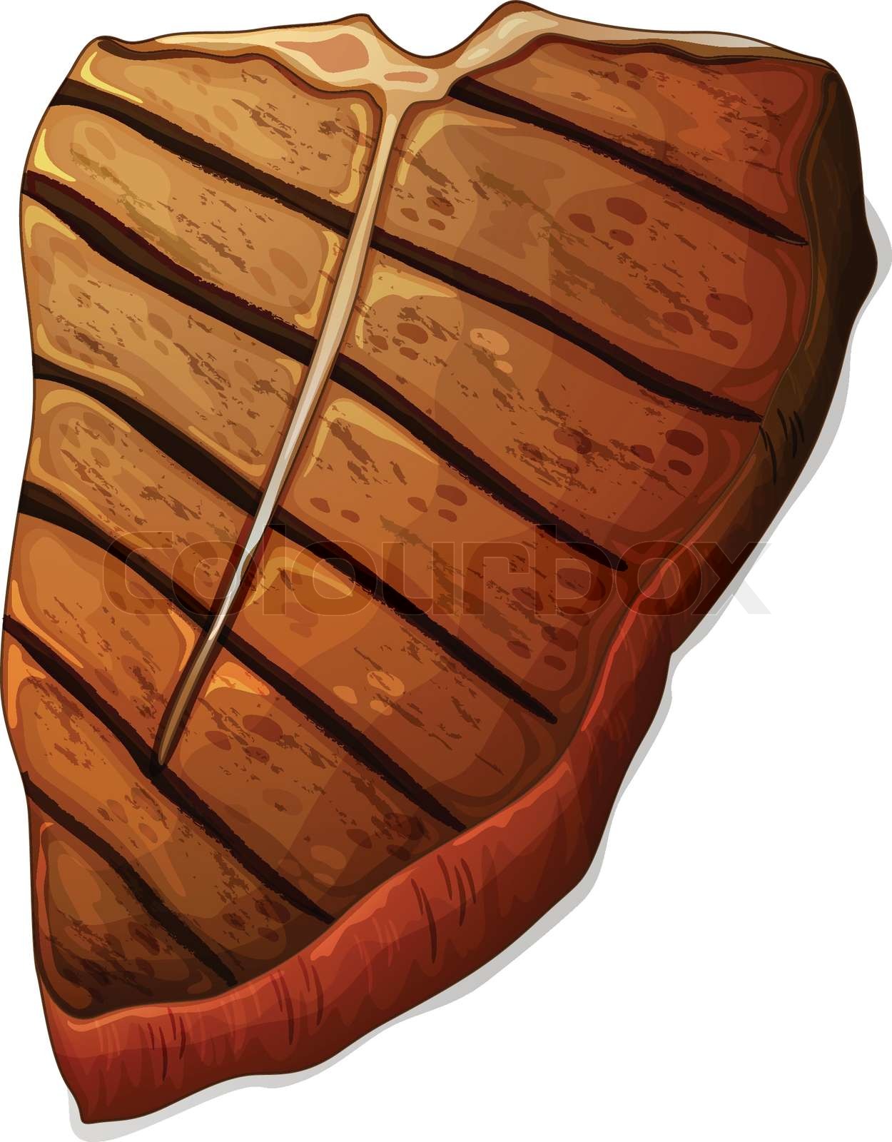 a steak | Stock vector | Colourbox