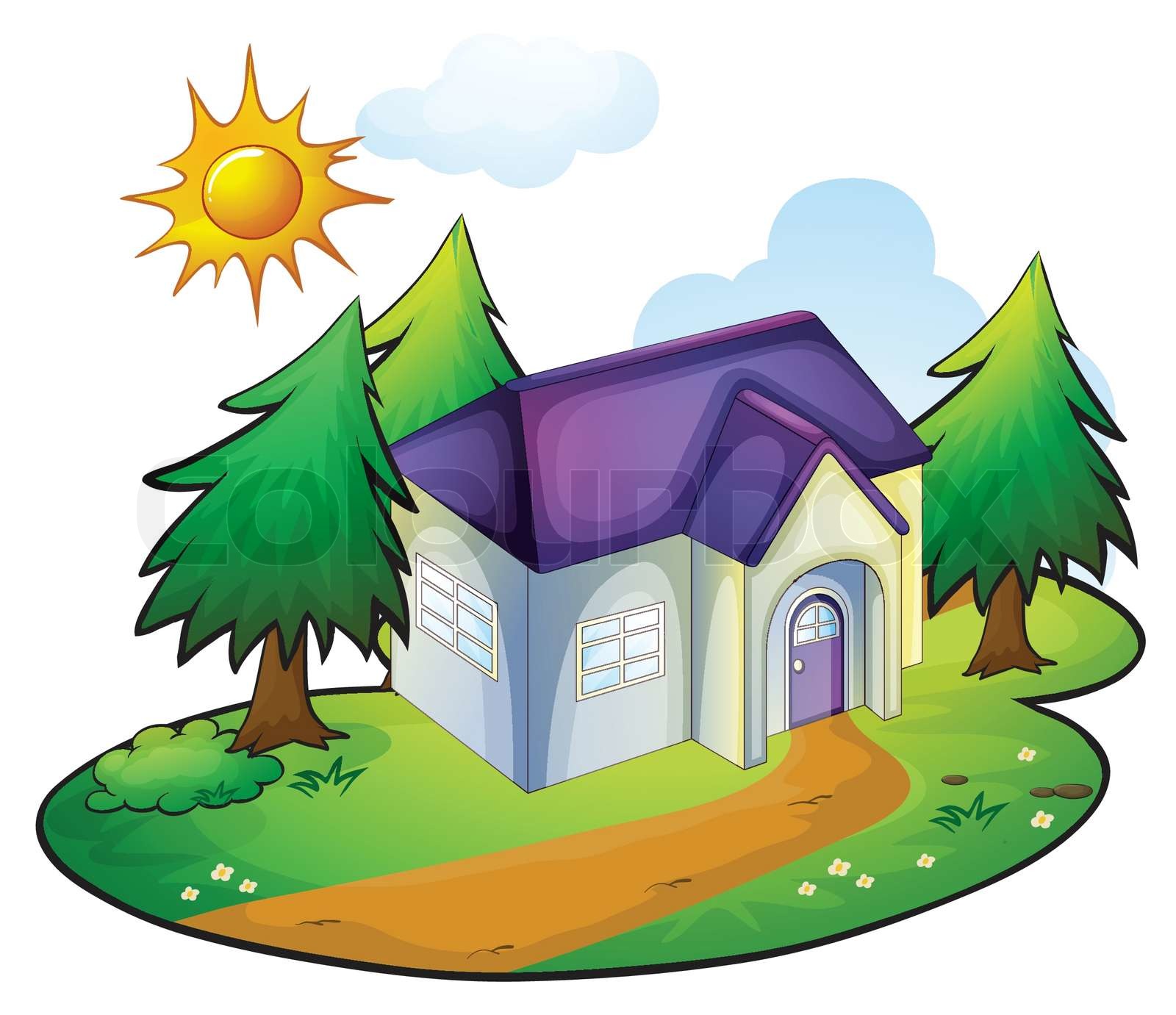 a house | Stock vector | Colourbox