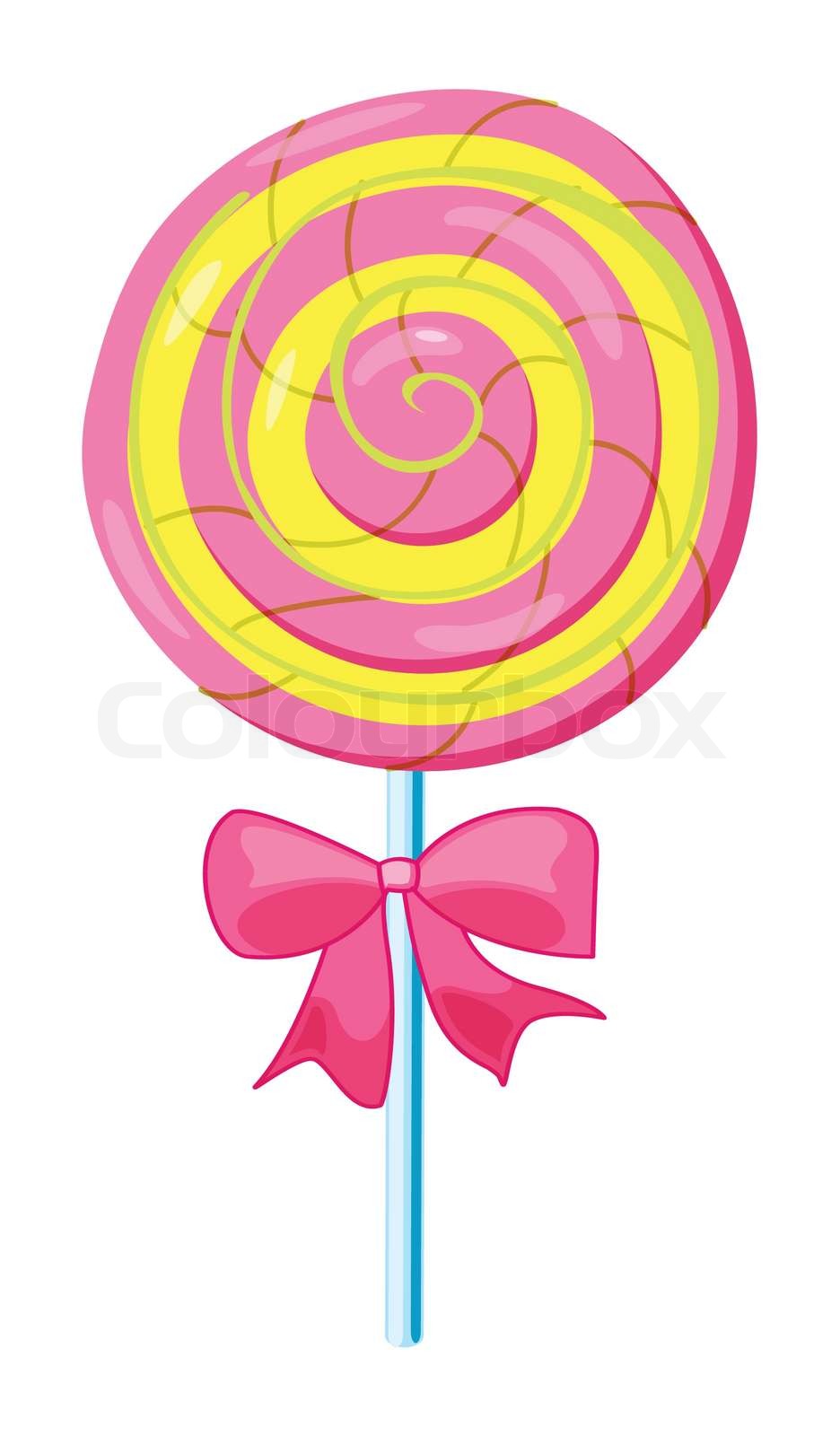 en slikkepind | Stock vektor | Colourbox