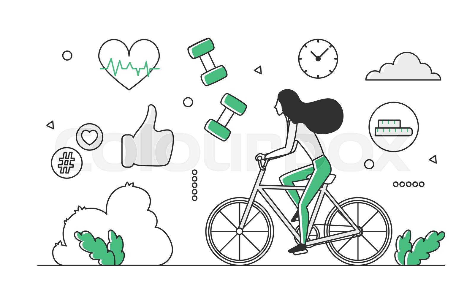 freizeit, spielen, zusammen | Stock-Vektor | Colourbox