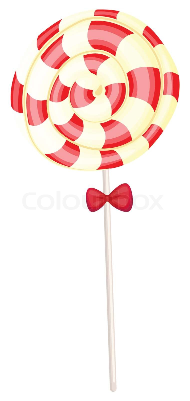 a red candy | Stock vector | Colourbox