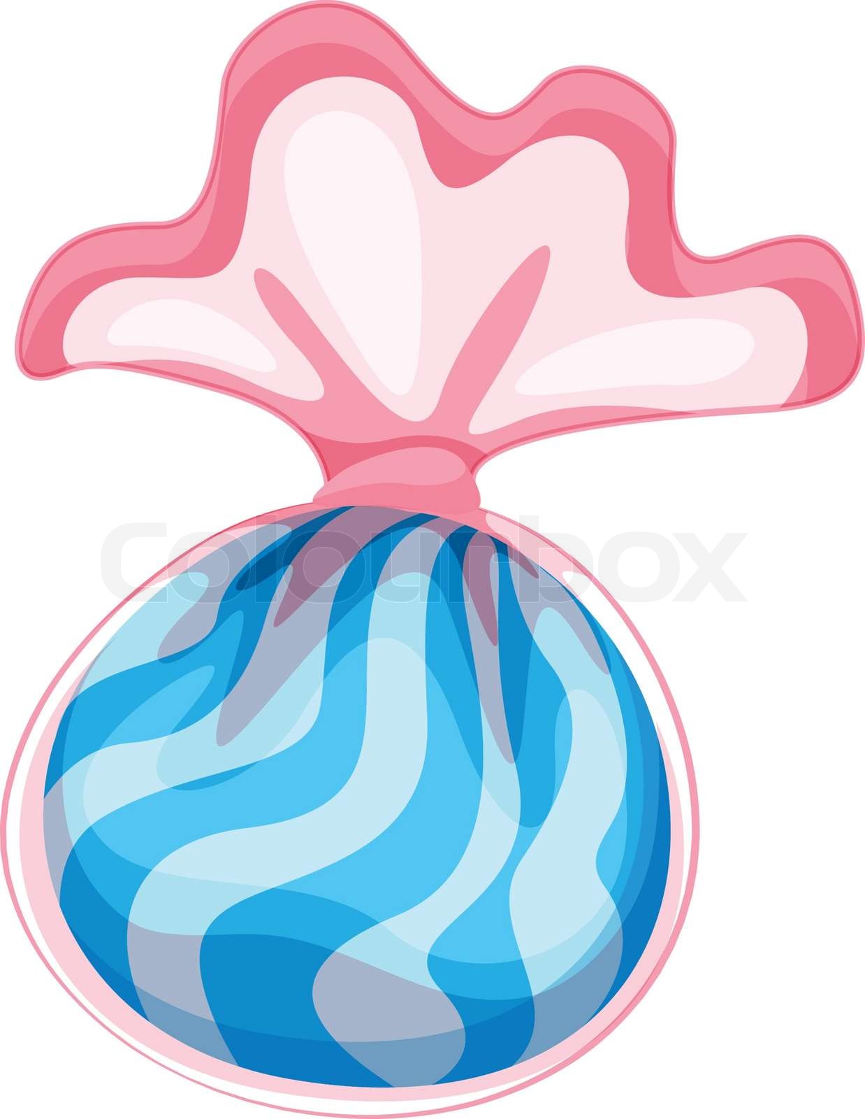 a blue candy | Stock vector | Colourbox