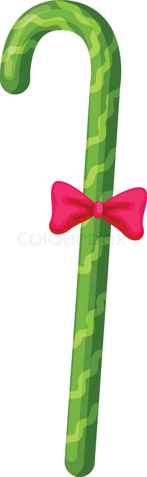 a green candy | Stock vector | Colourbox