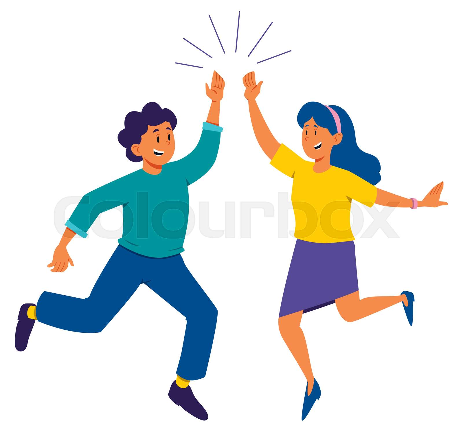 High Five Design | Stock vector | Colourbox