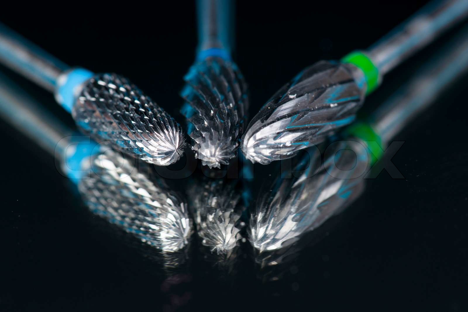 Close up Dental carbide bur tool | Stock image | Colourbox