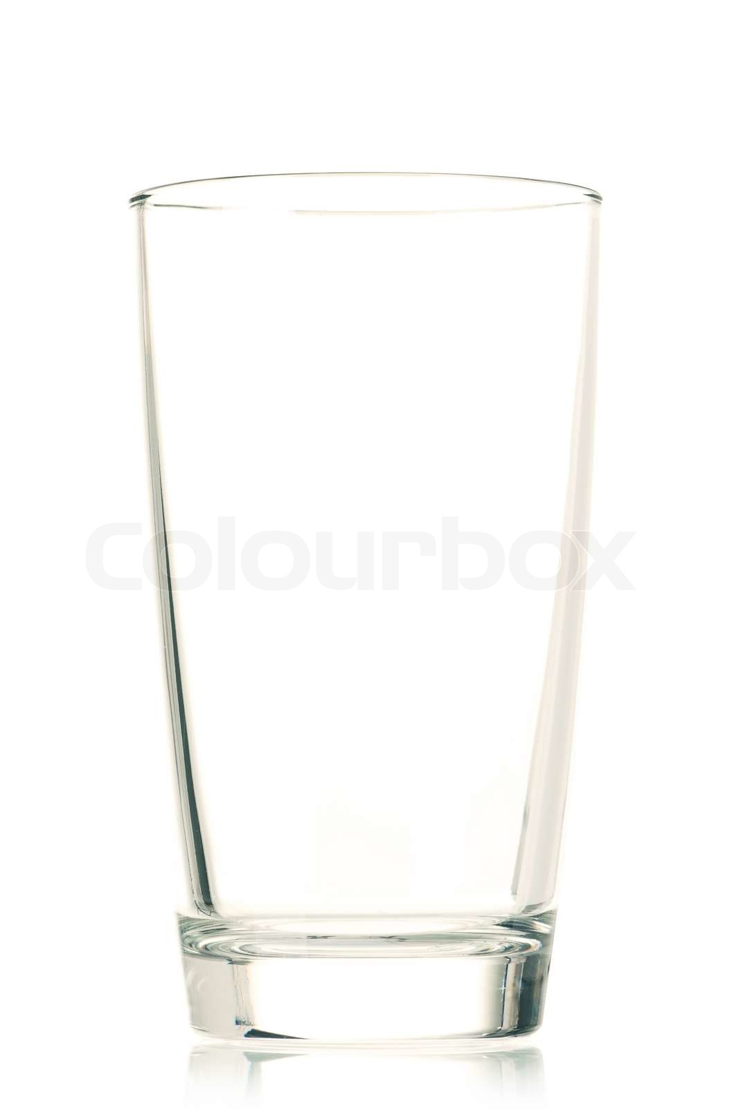 Empty glass | Stock image | Colourbox