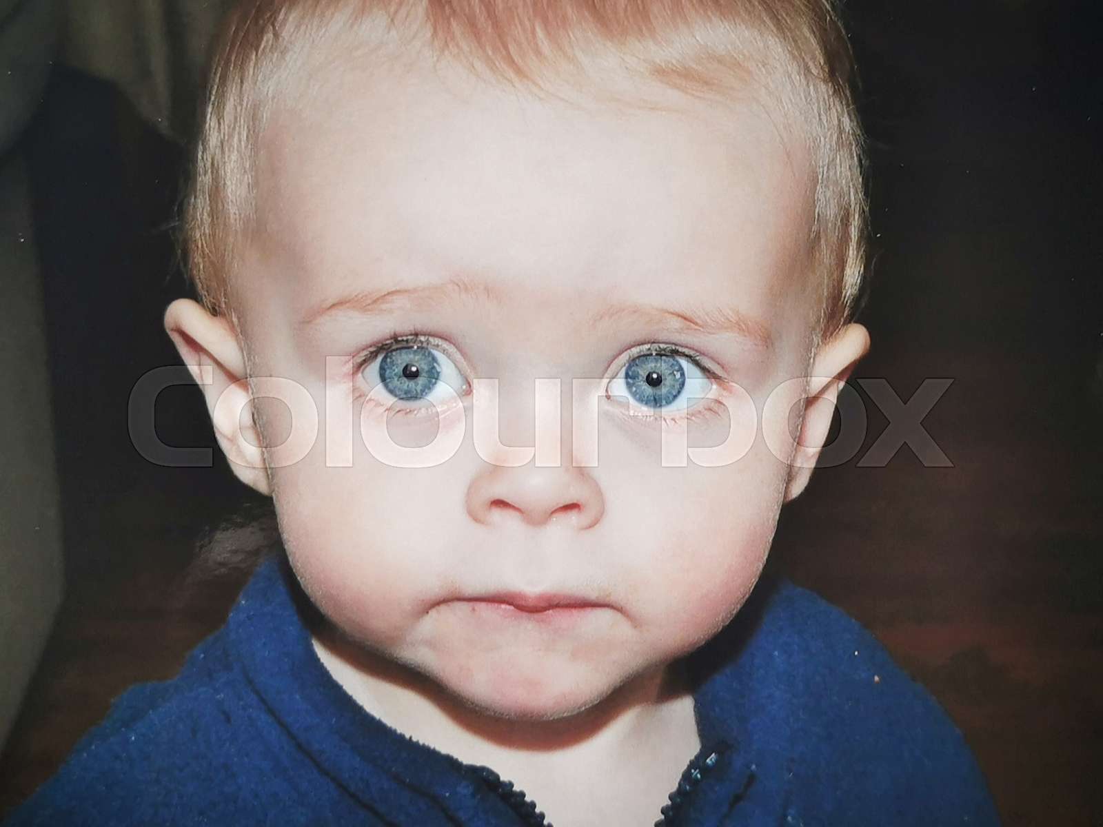 blue, look, innocent | Stock image | Colourbox