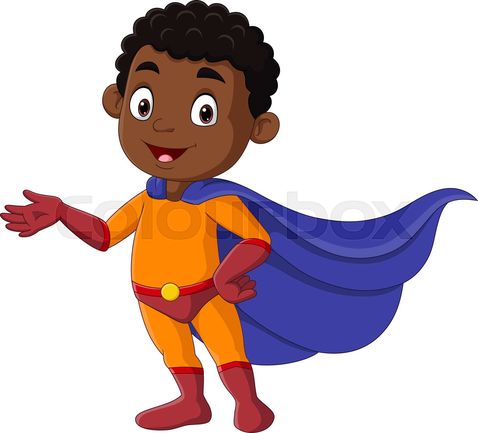 Boy Superhero Clipart