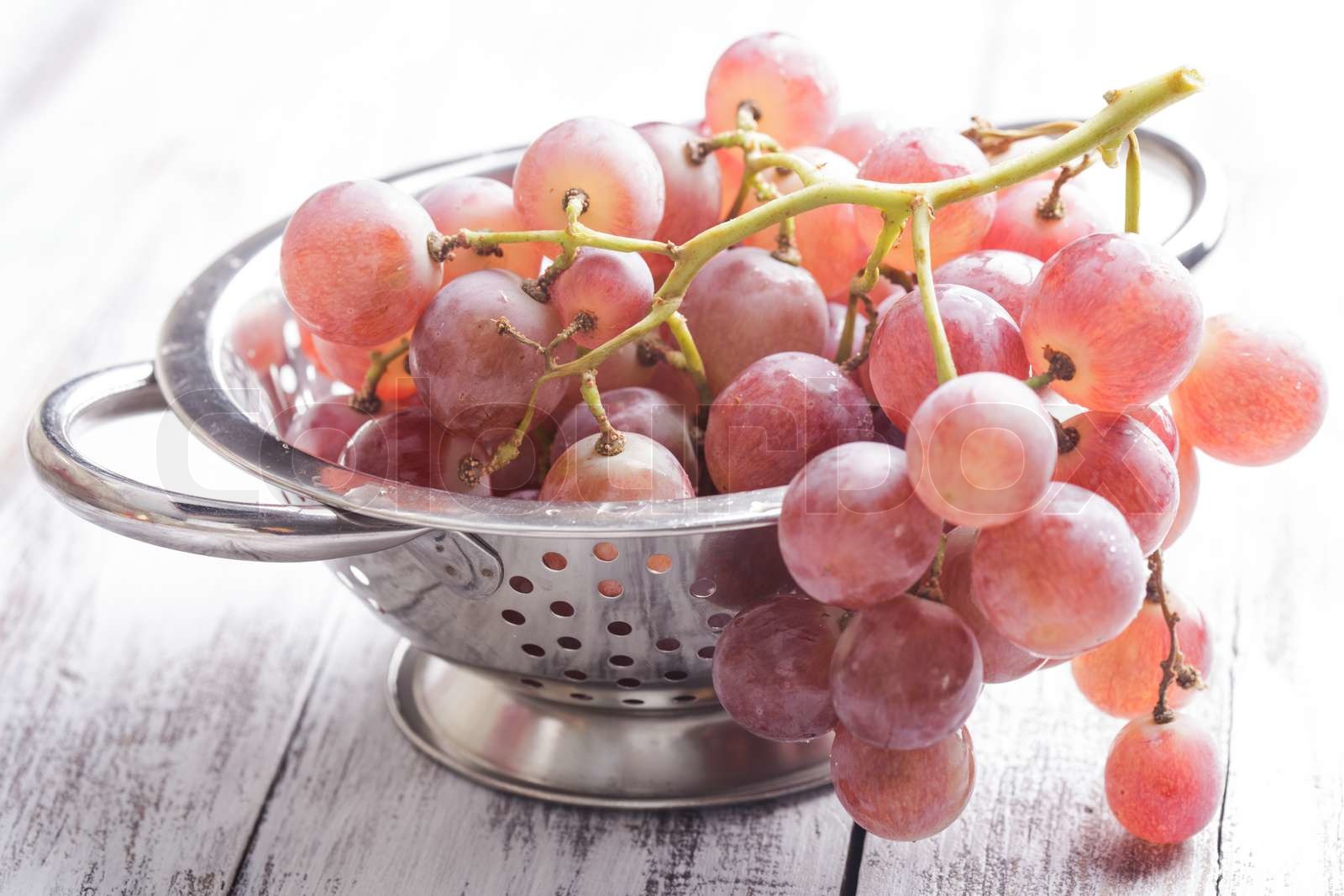 Big red grapes | Stock image | Colourbox