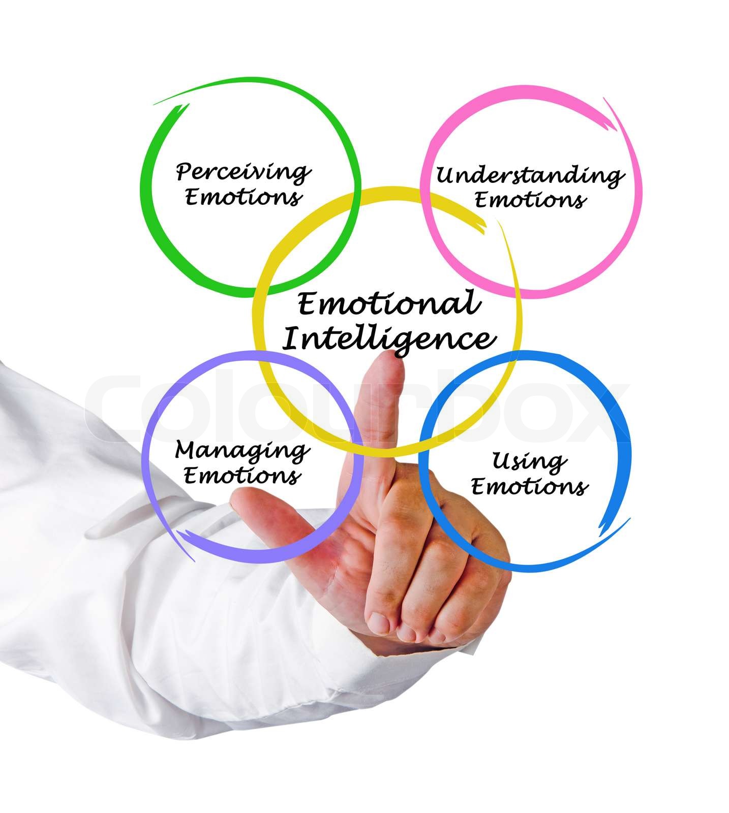 Diagram of emotional intelligence | Stock image | Colourbox