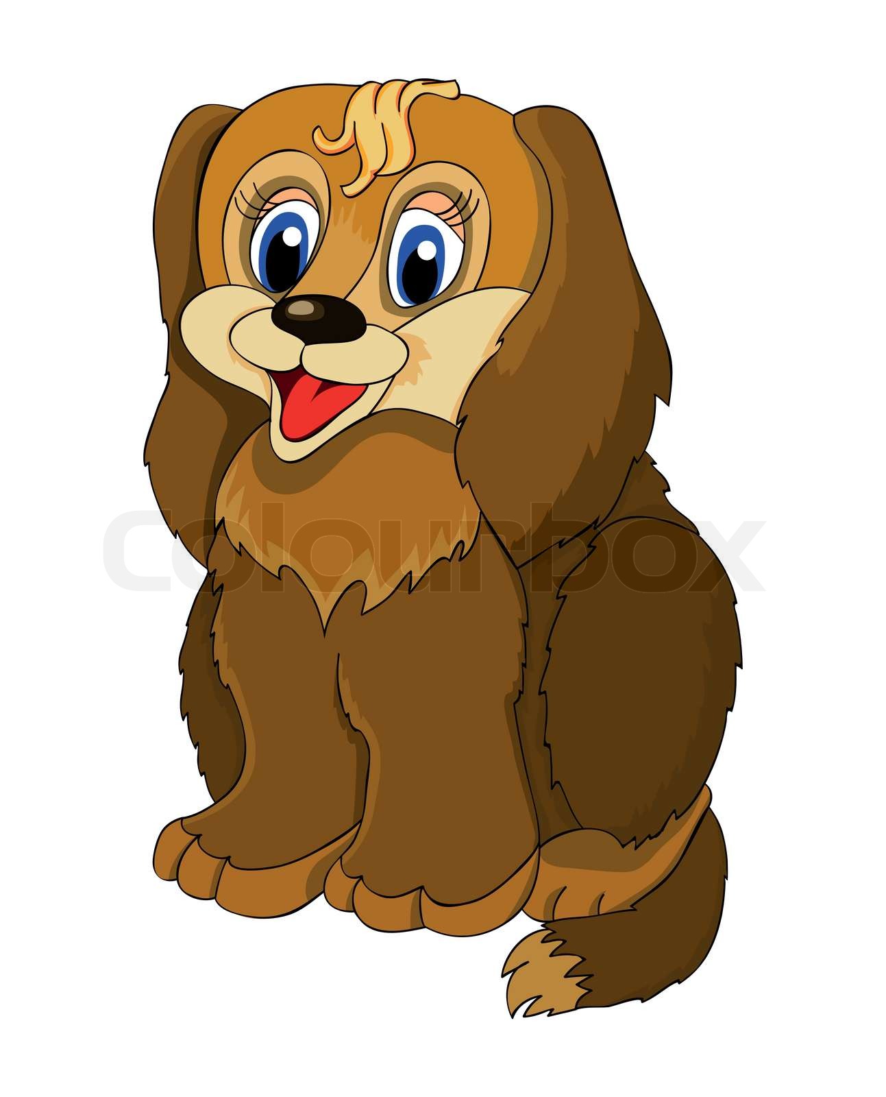 hund, cartoon, animiert | Stock-Vektor | Colourbox