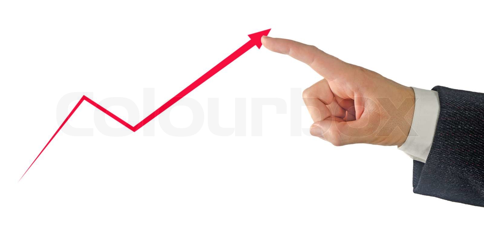 Presenting chart | Stock Bild | Colourbox