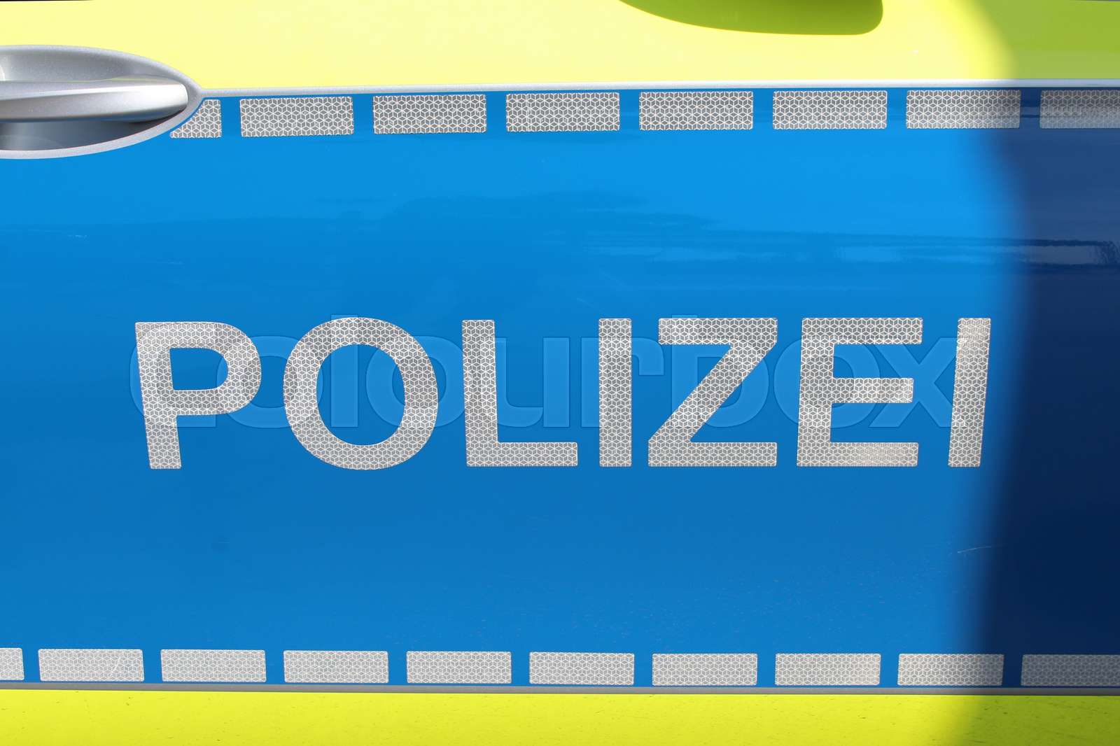 police, car, lettering | Stock image | Colourbox