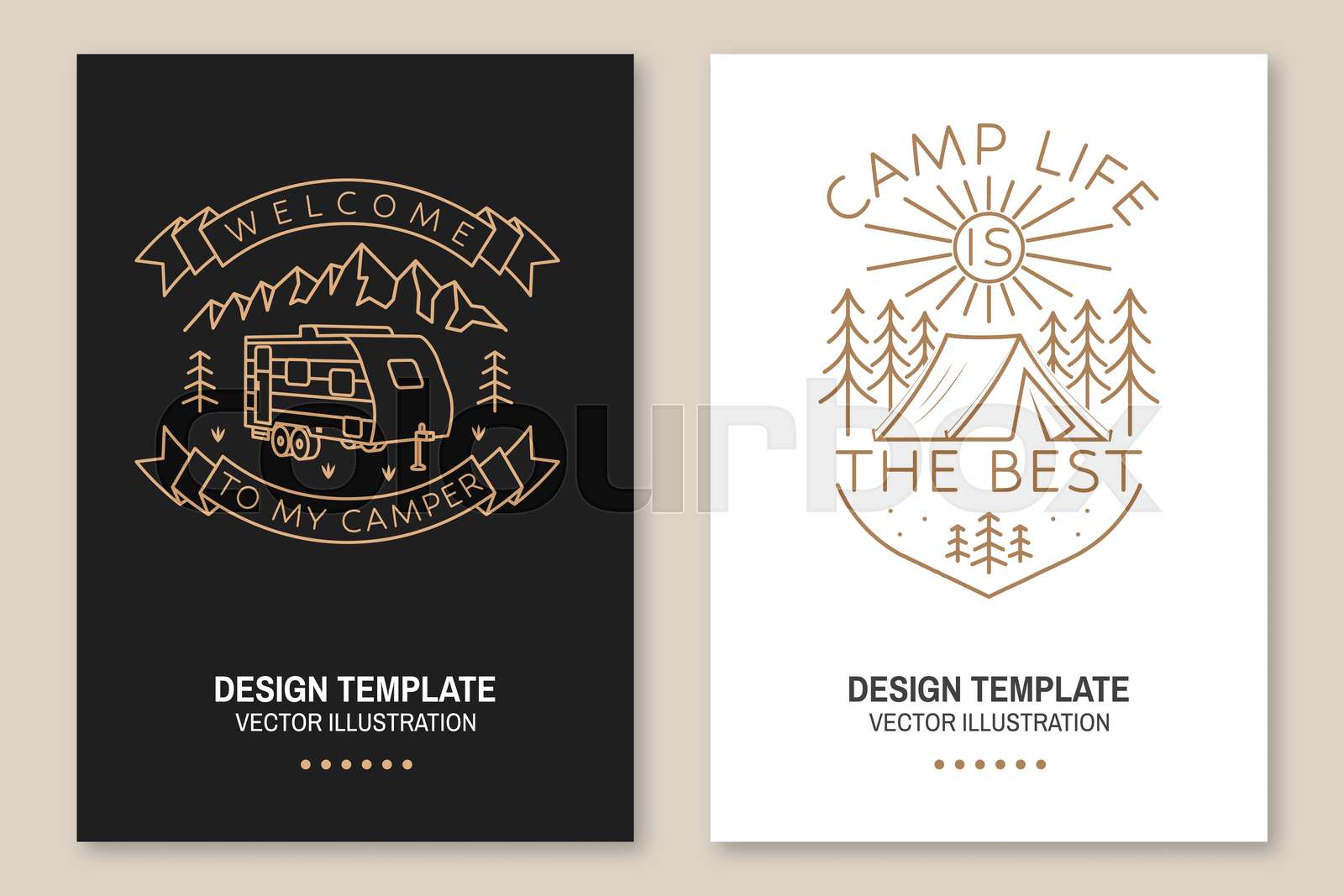 Camp life is the best. Vector. Concept for shirt or logo, print, stamp ...