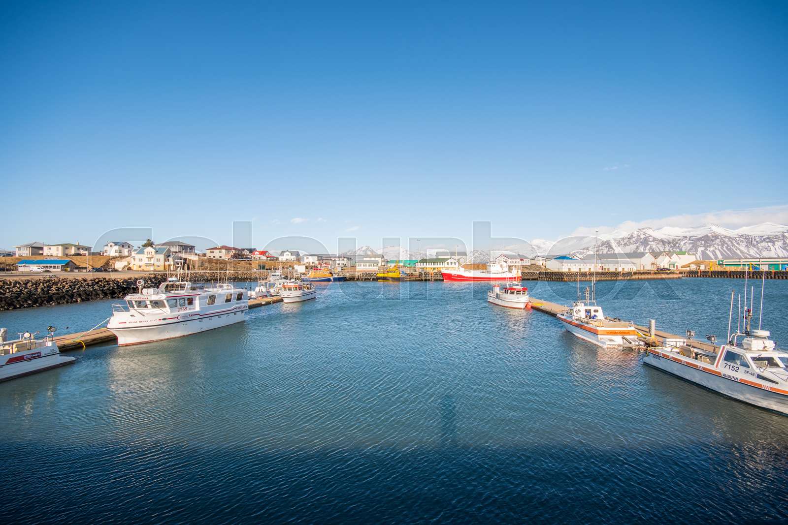 island, port, havn | Stock foto | Colourbox