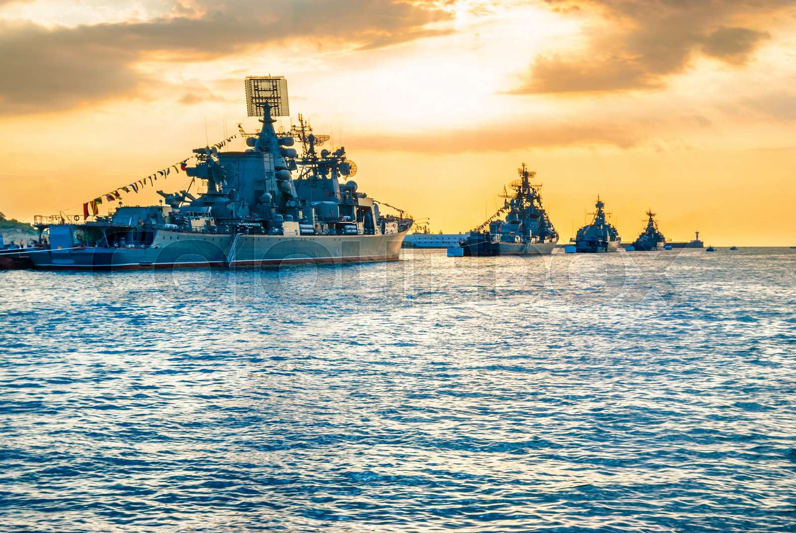 Military navy russian ships | Stock image | Colourbox
