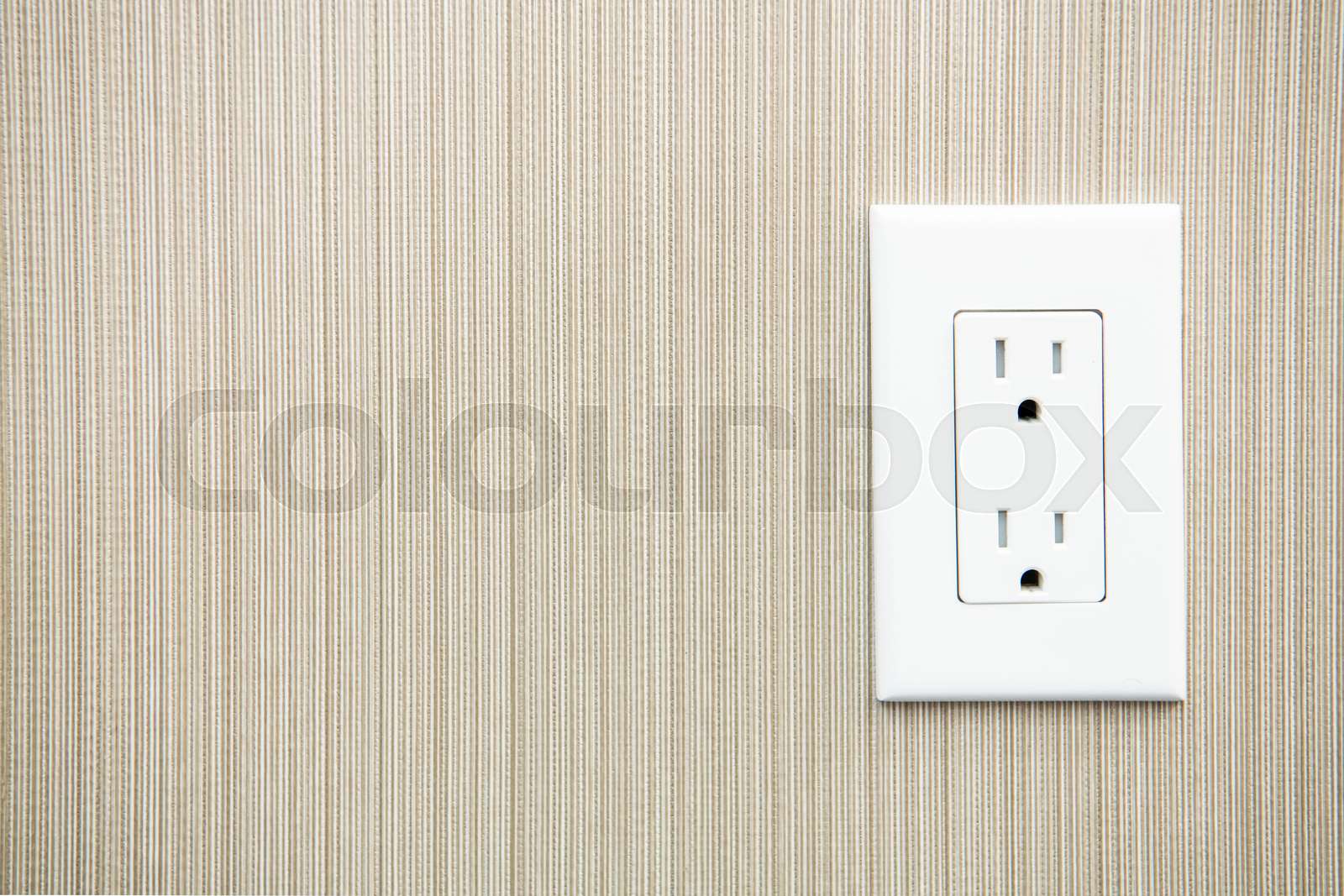 American System Electric Wall Outlet | Stock image | Colourbox