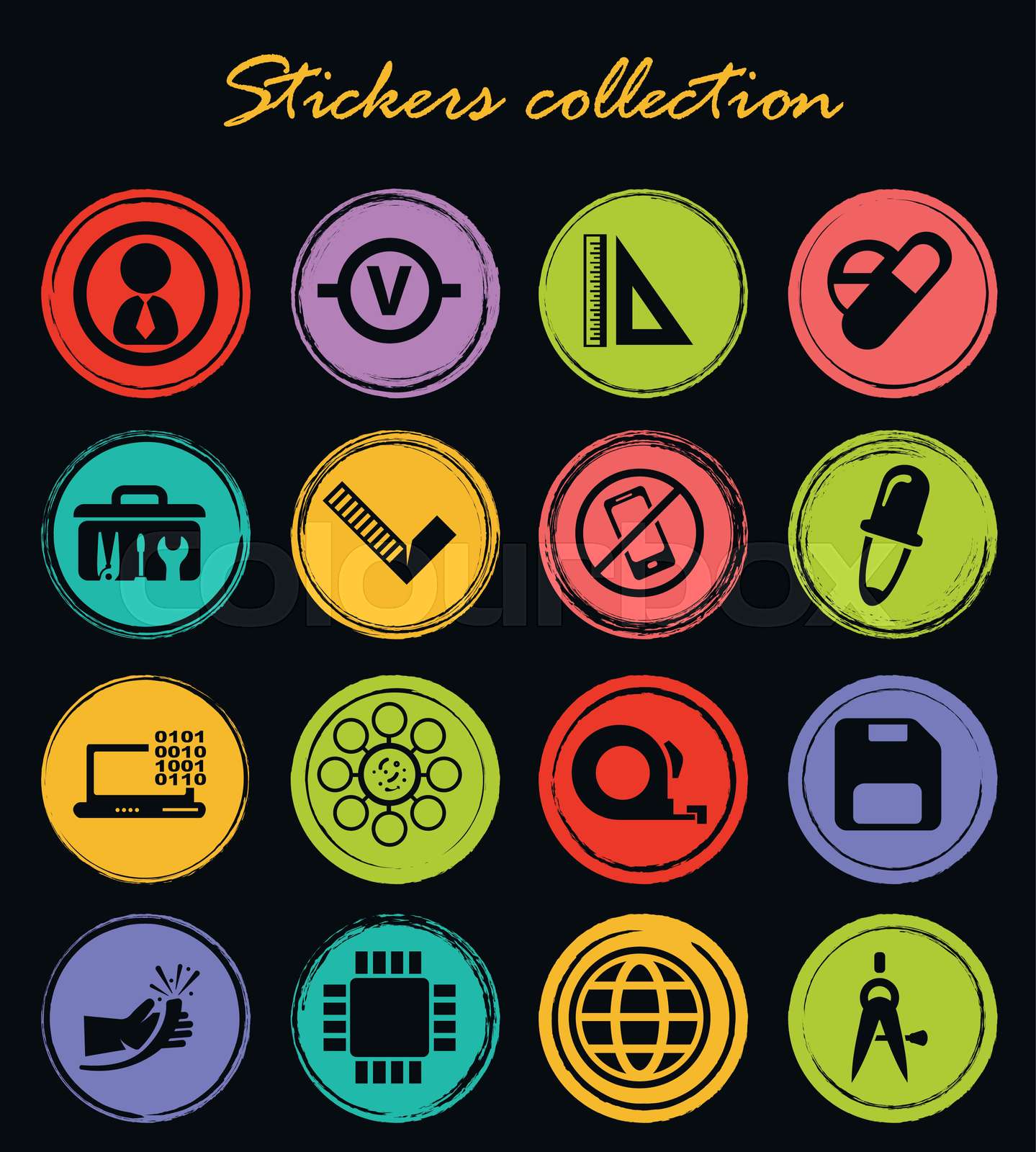 lecturer, mobile, university | Stock vector | Colourbox