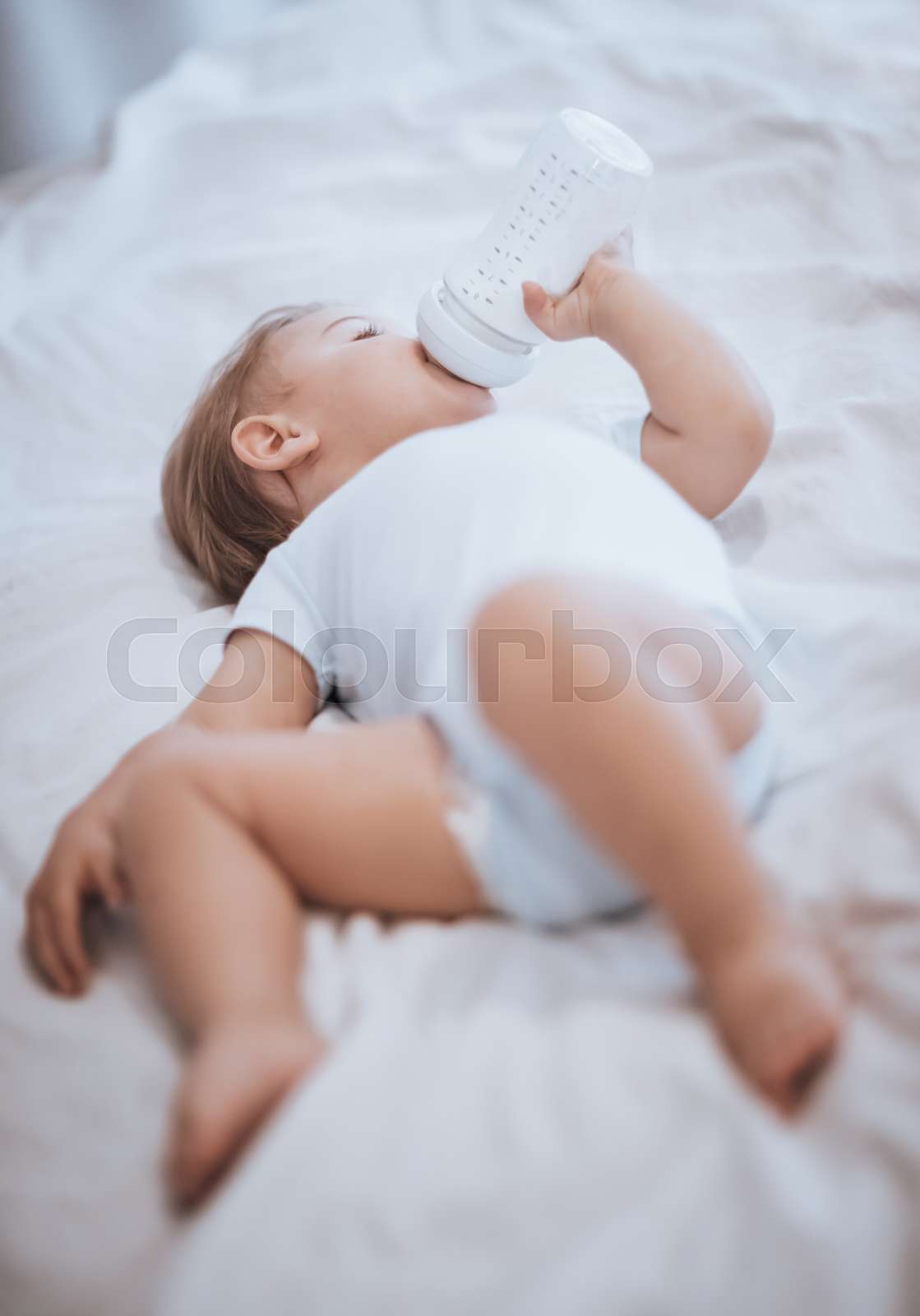 Little Baby Eating | Stock image | Colourbox