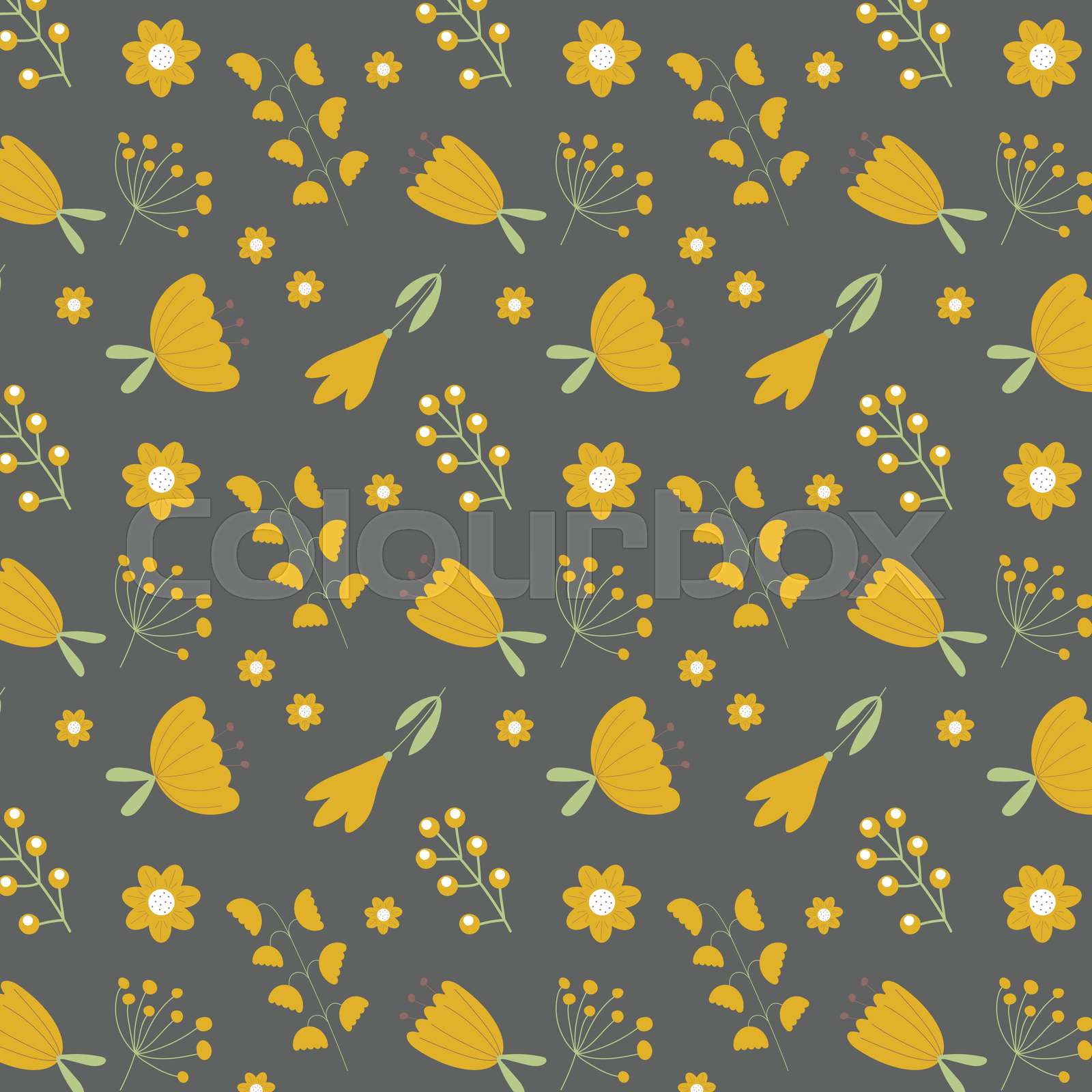 Romantic floral patterns | Stock vector | Colourbox