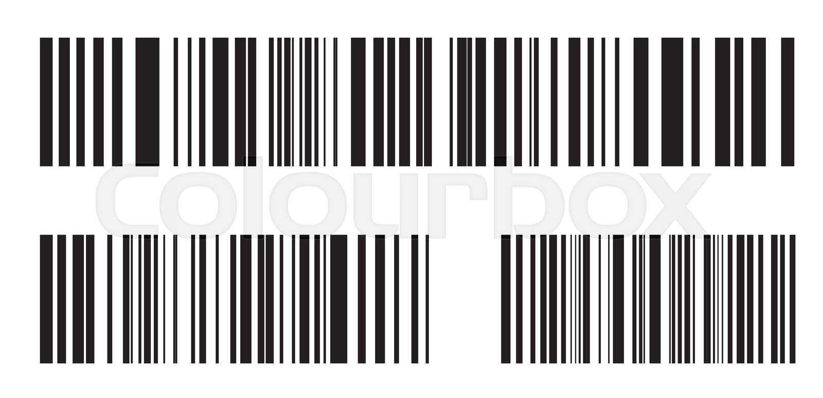 barcode, einzigartig, mark | Stock-Vektor | Colourbox