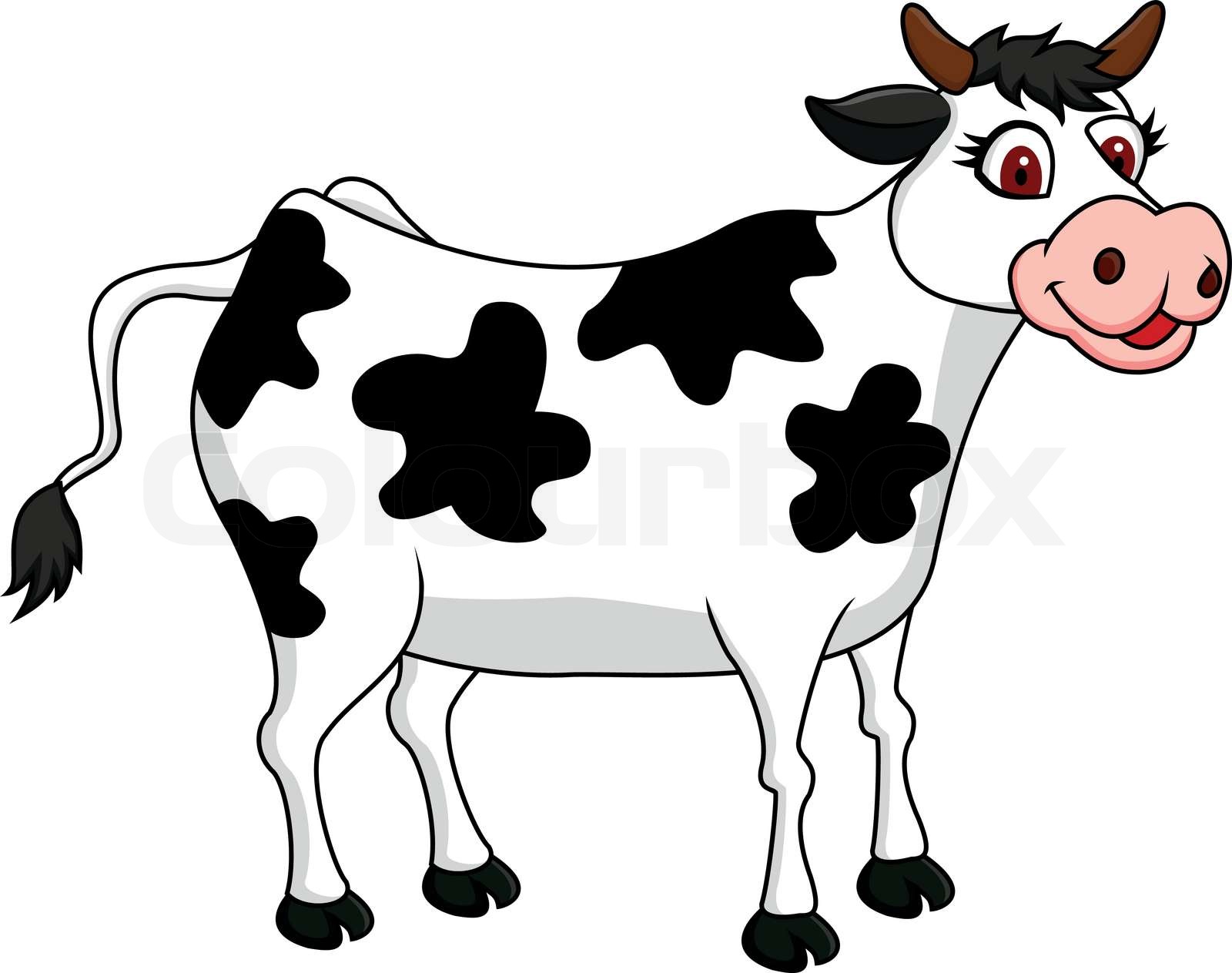 Cow cartoon | Stock vector | Colourbox