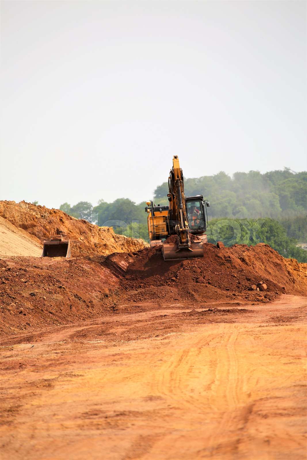 bulldozer at work | Stock image | Colourbox