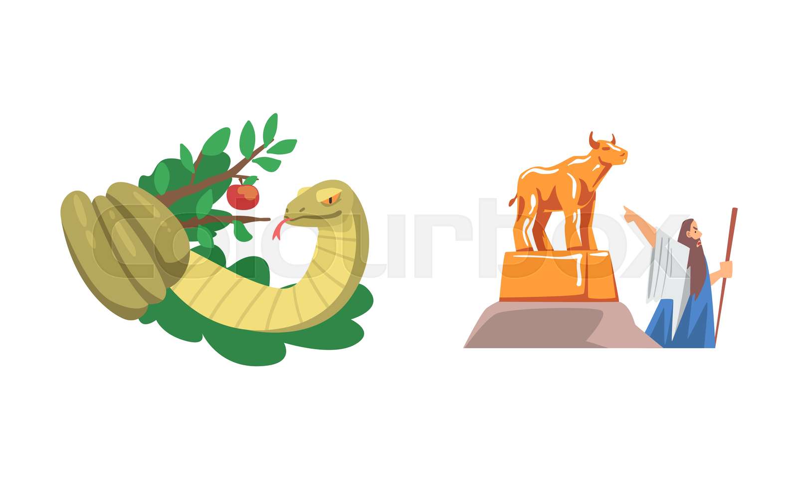 Satan Snake Garden Eden