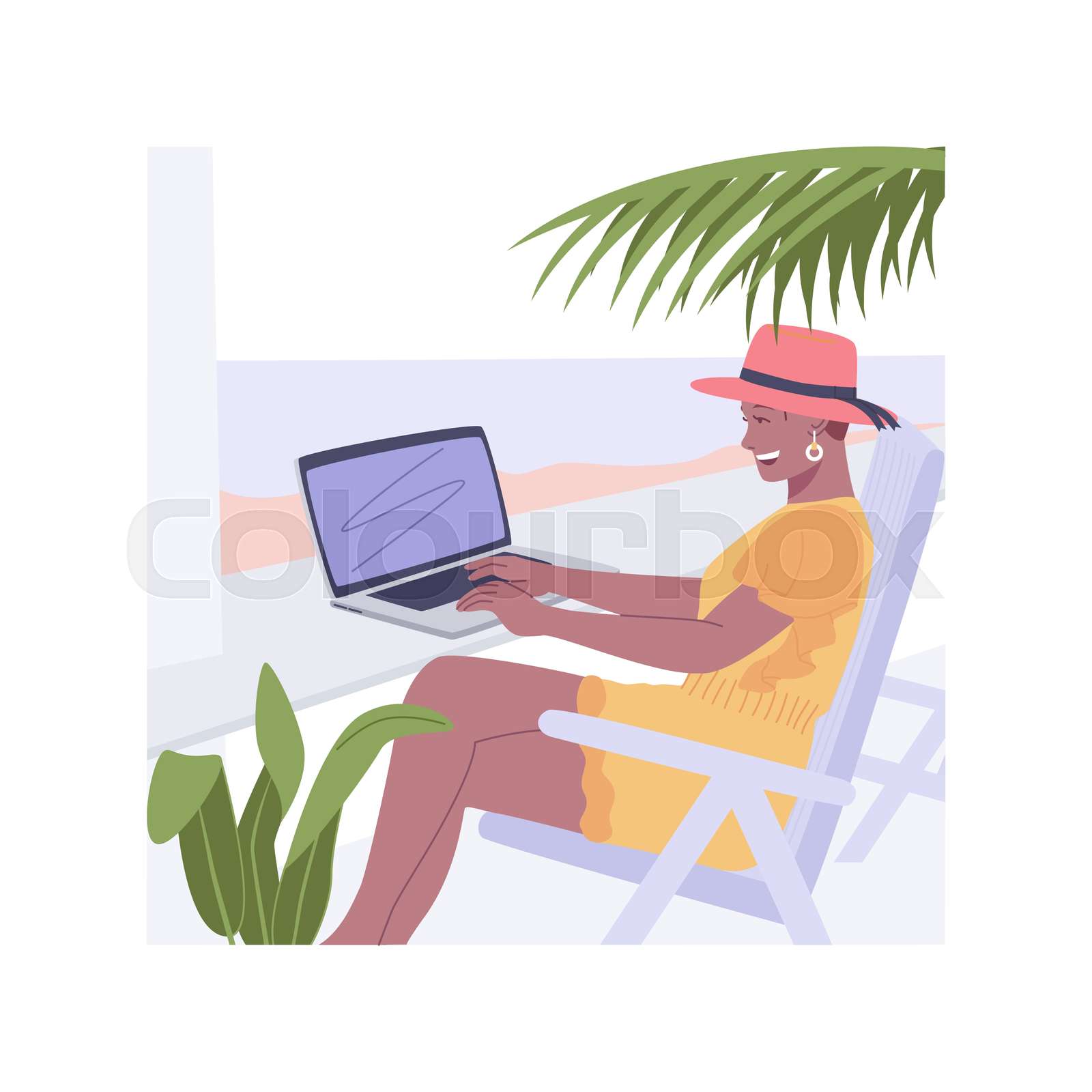 Travel and work isolated cartoon vector illustrations. | Stock vector ...