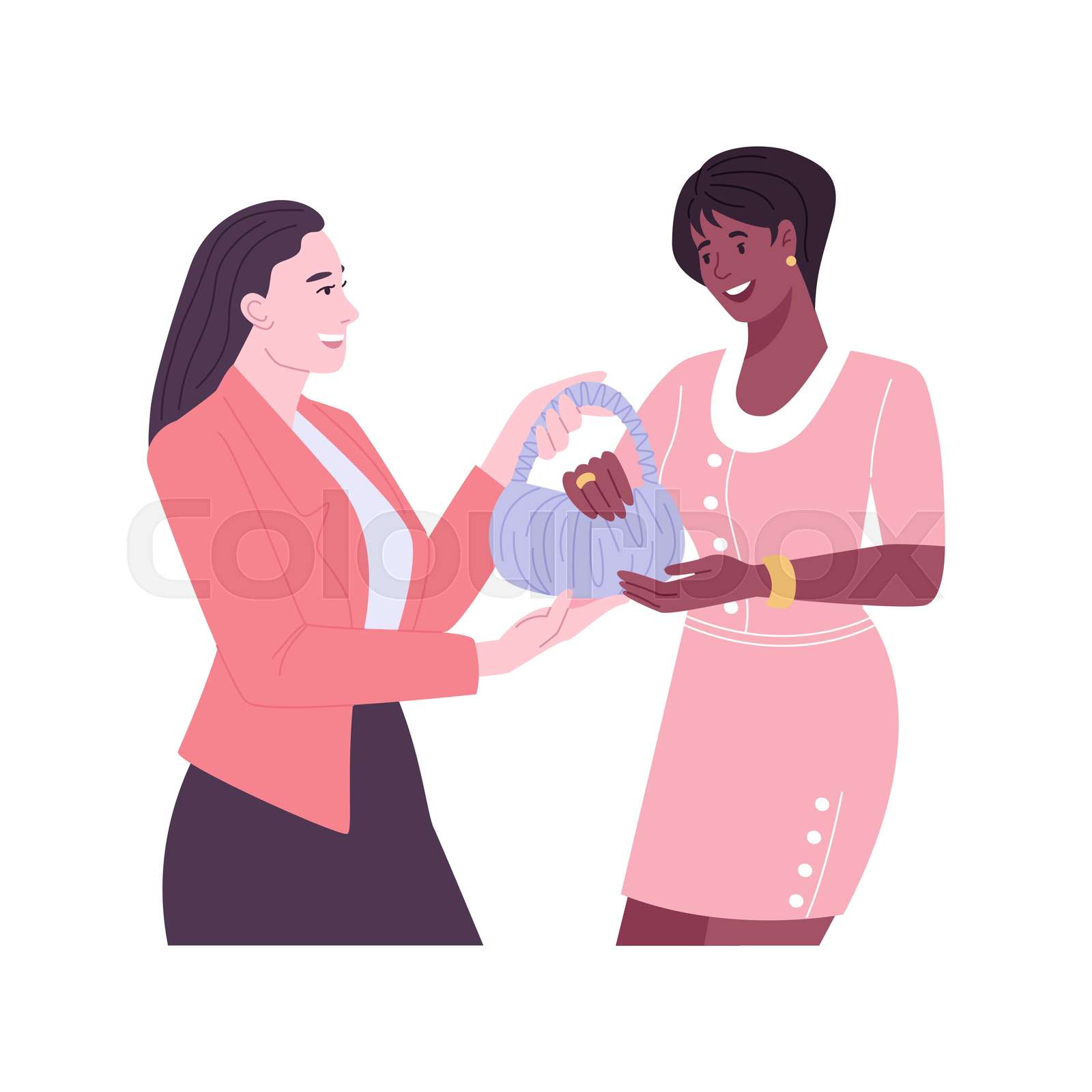 Exclusive clothing collection isolated cartoon vector illustrations ...