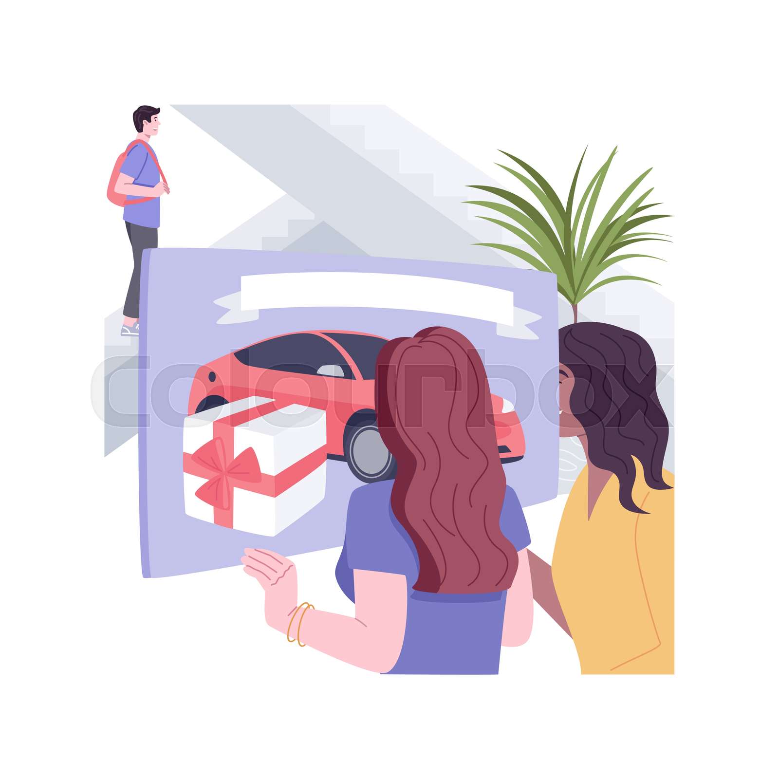 Advertising screens isolated cartoon vector illustrations. | Stock ...