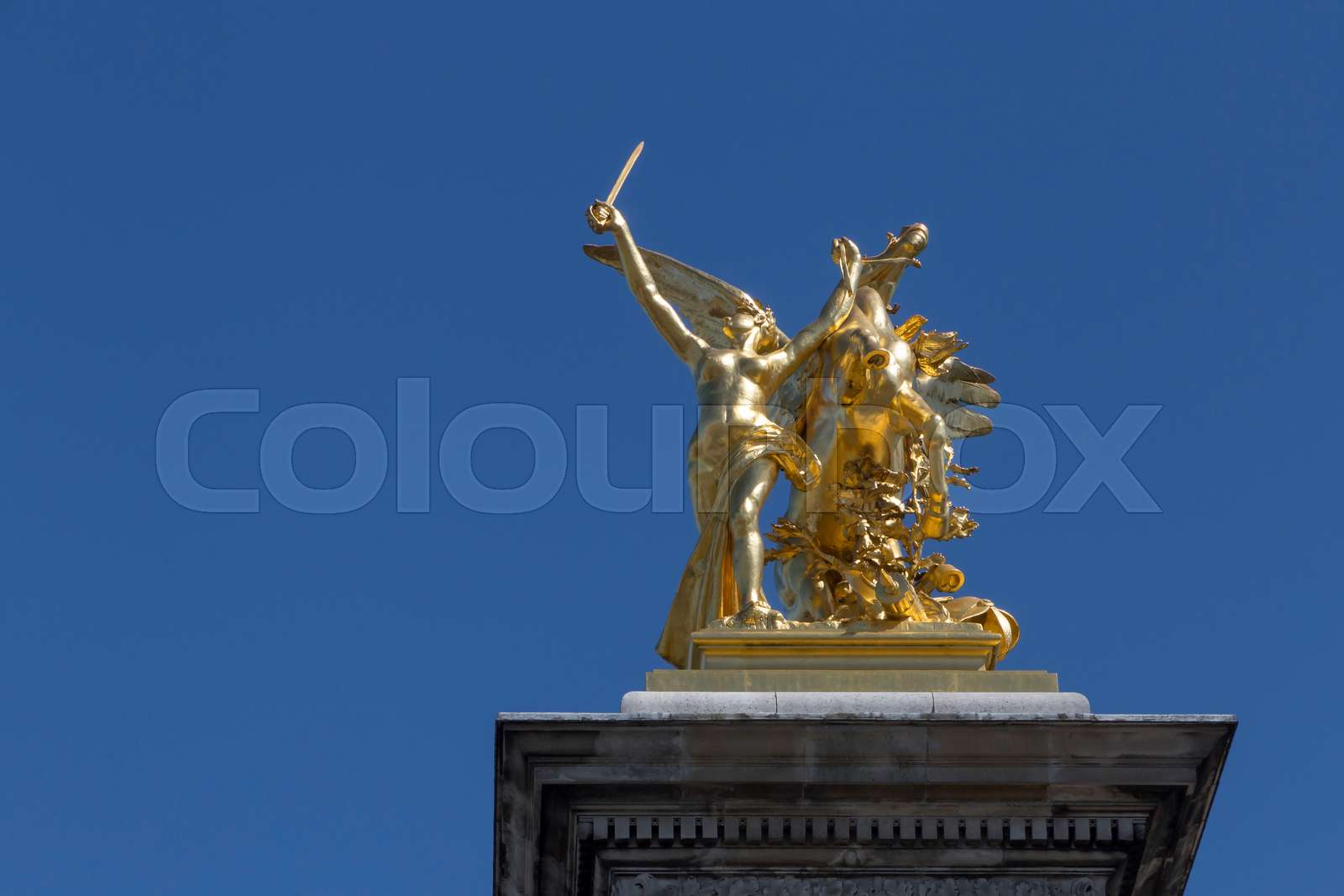 paris, alexander, denkmal | Stock Bild | Colourbox