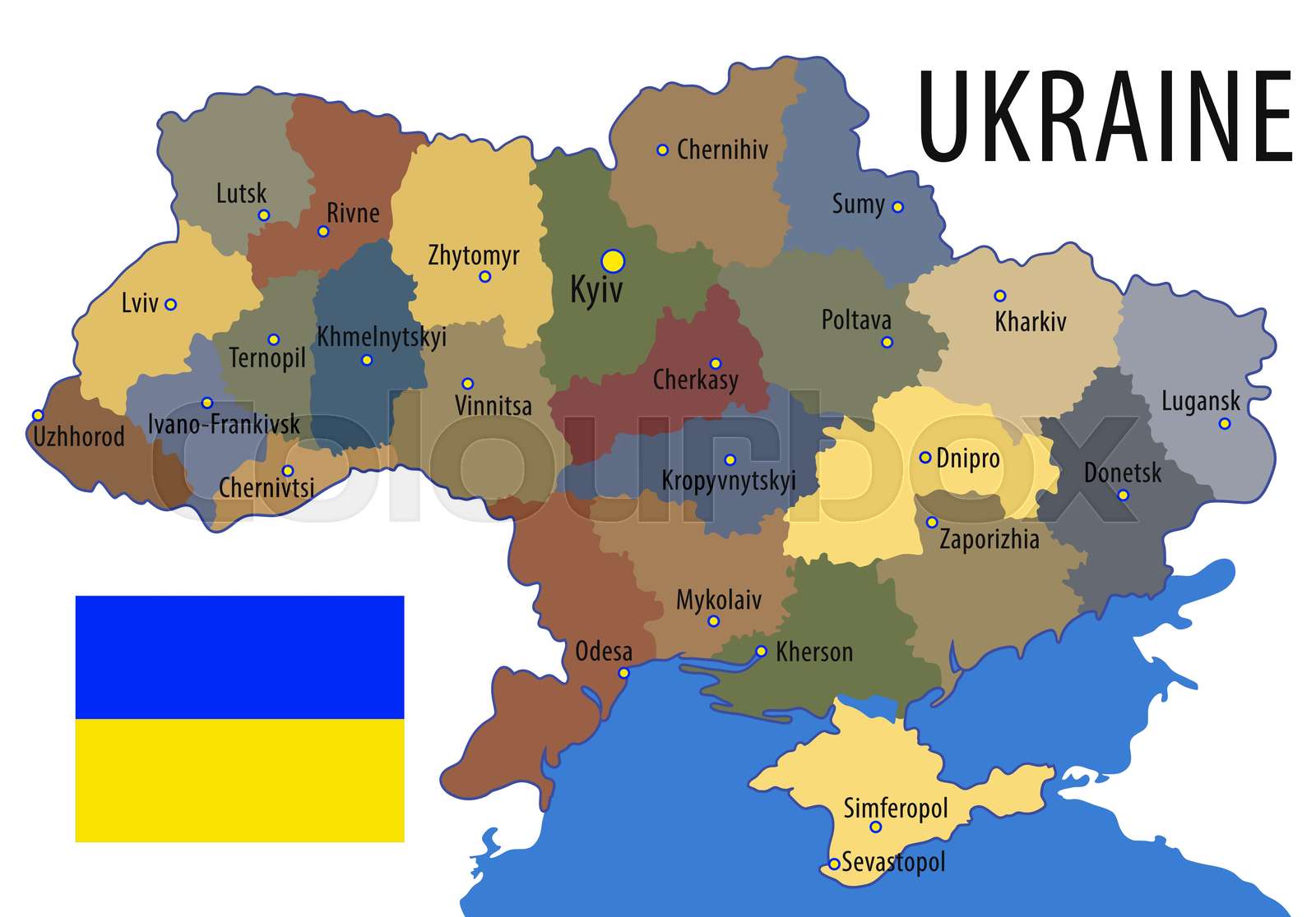 Map Of Ukraine