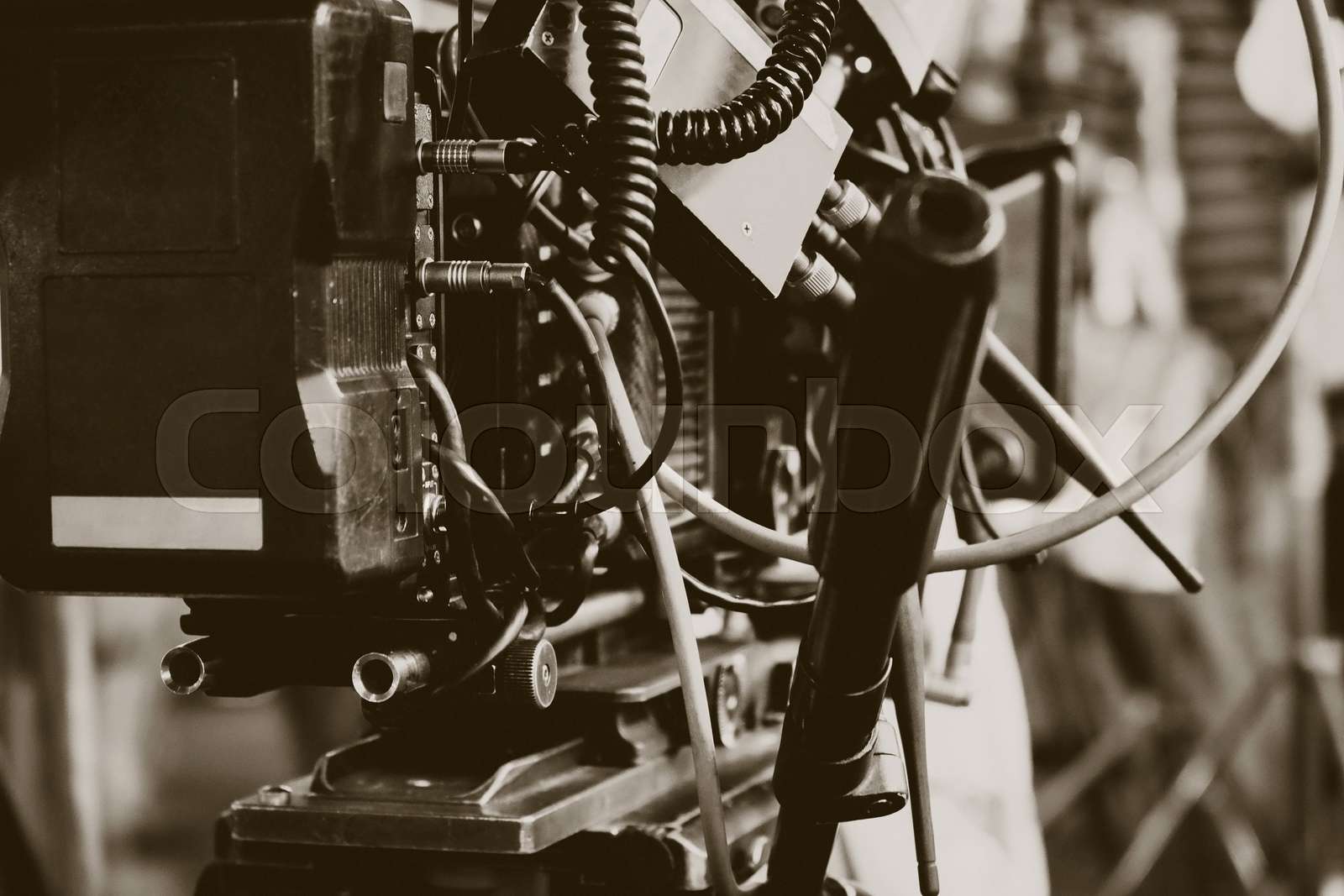 Cinema Camera on Film Set | Stock image | Colourbox