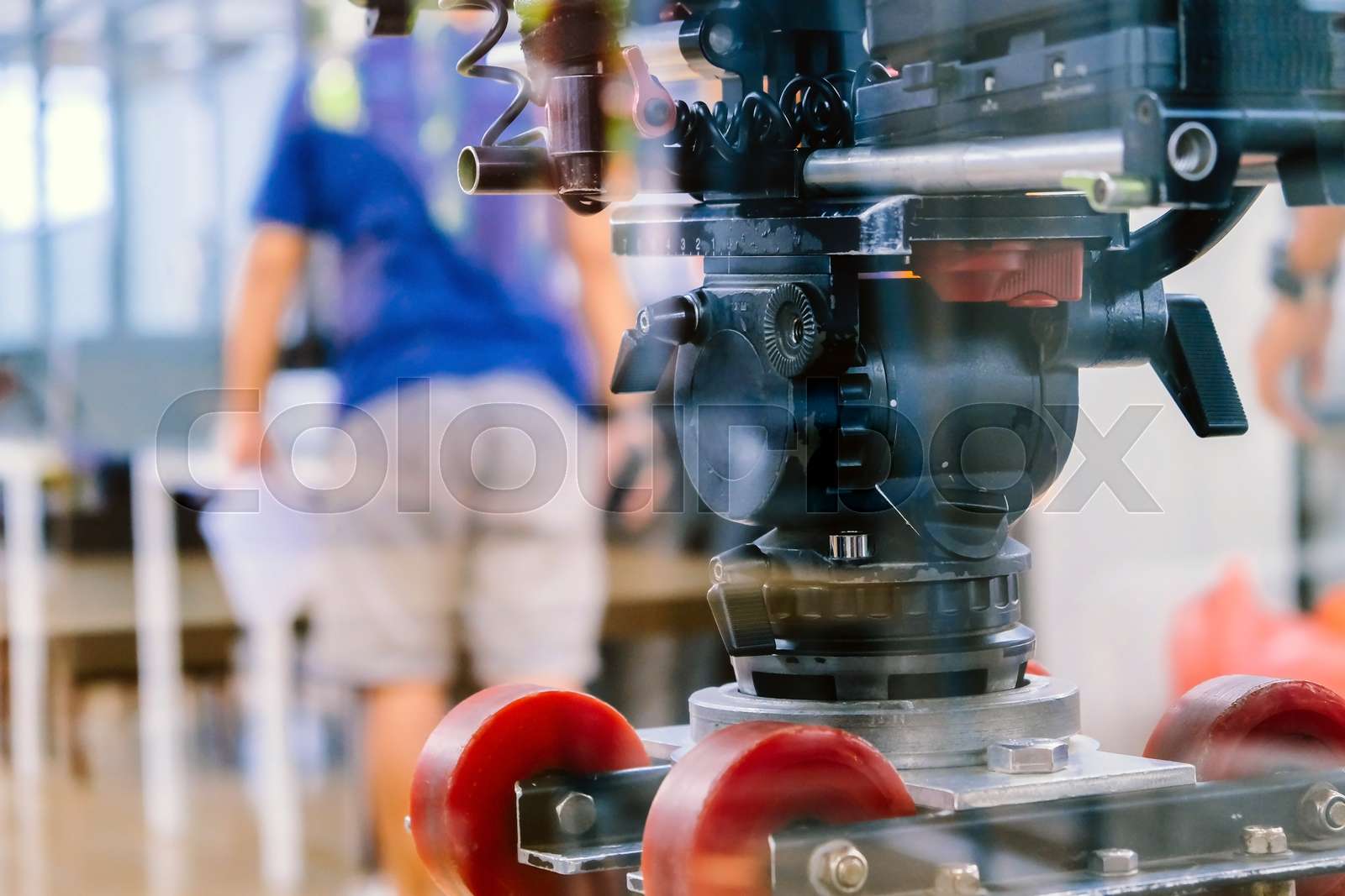 Cinema Camera on Film Set | Stock image | Colourbox