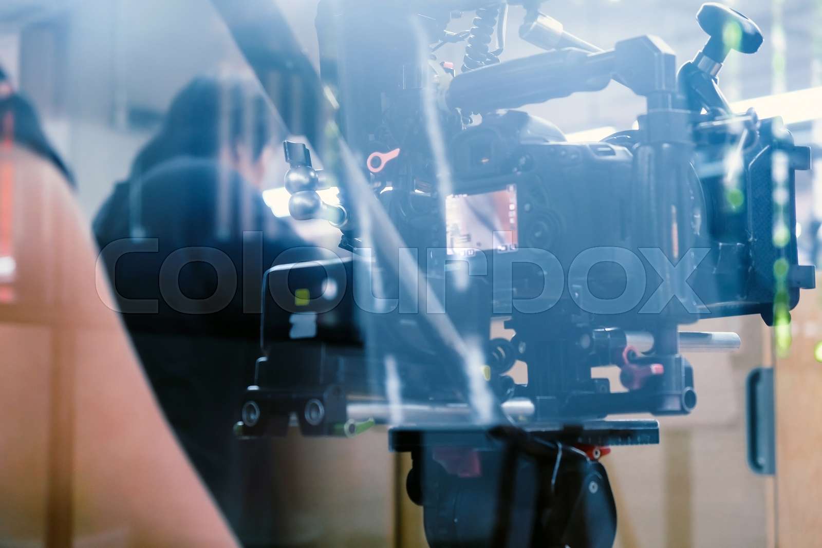 Cinema Camera on Film Set | Stock image | Colourbox
