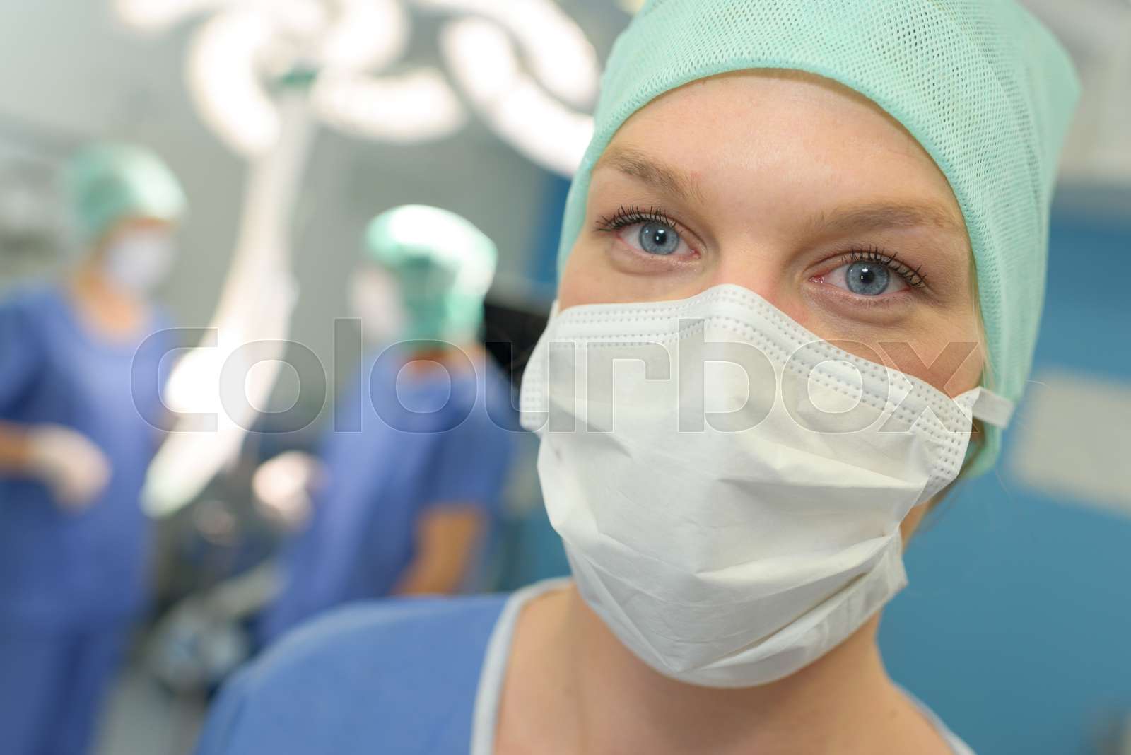 portrait of a pretty female surgeon | Stock image | Colourbox