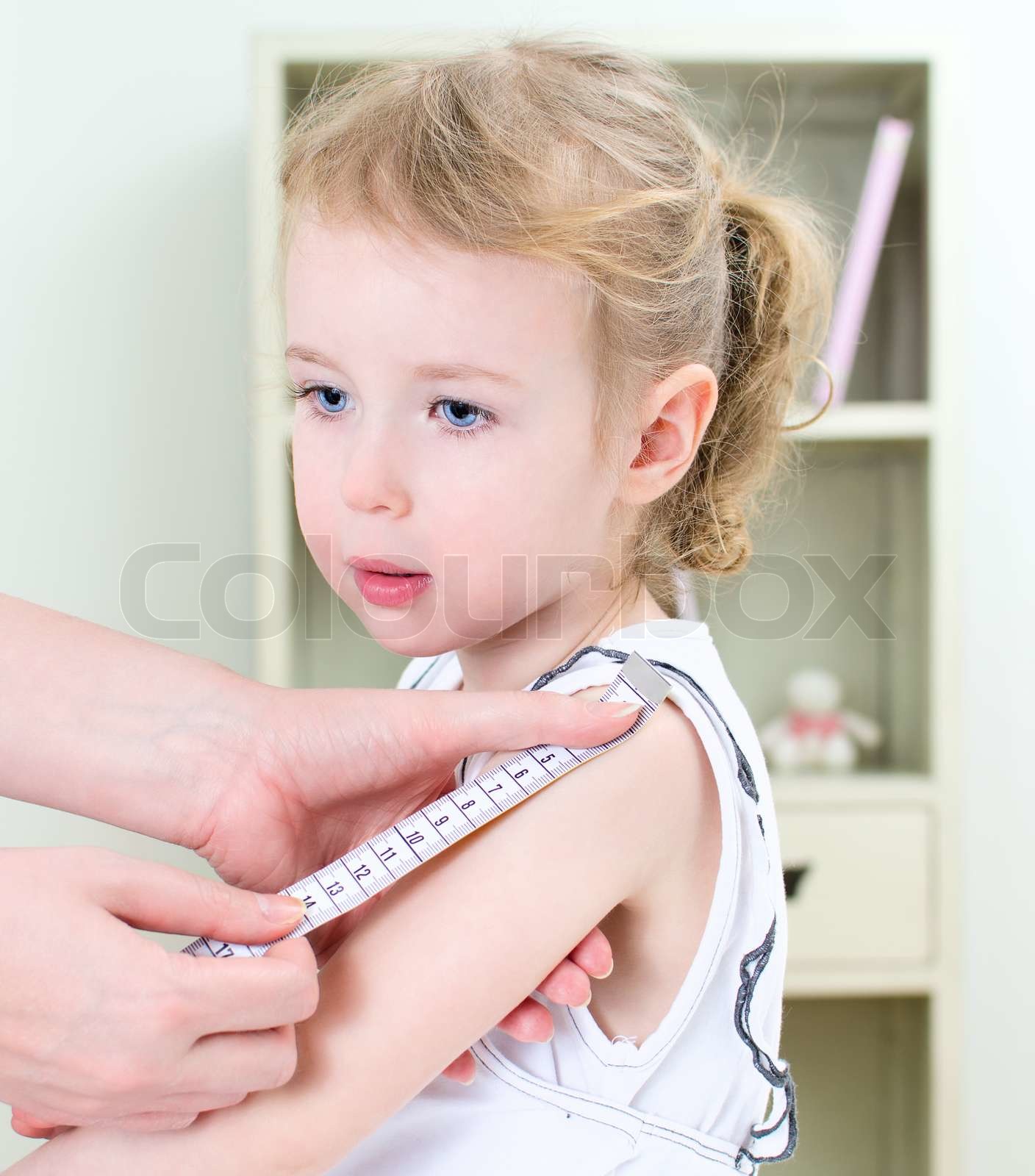 barn, doktor, check | Stock foto | Colourbox