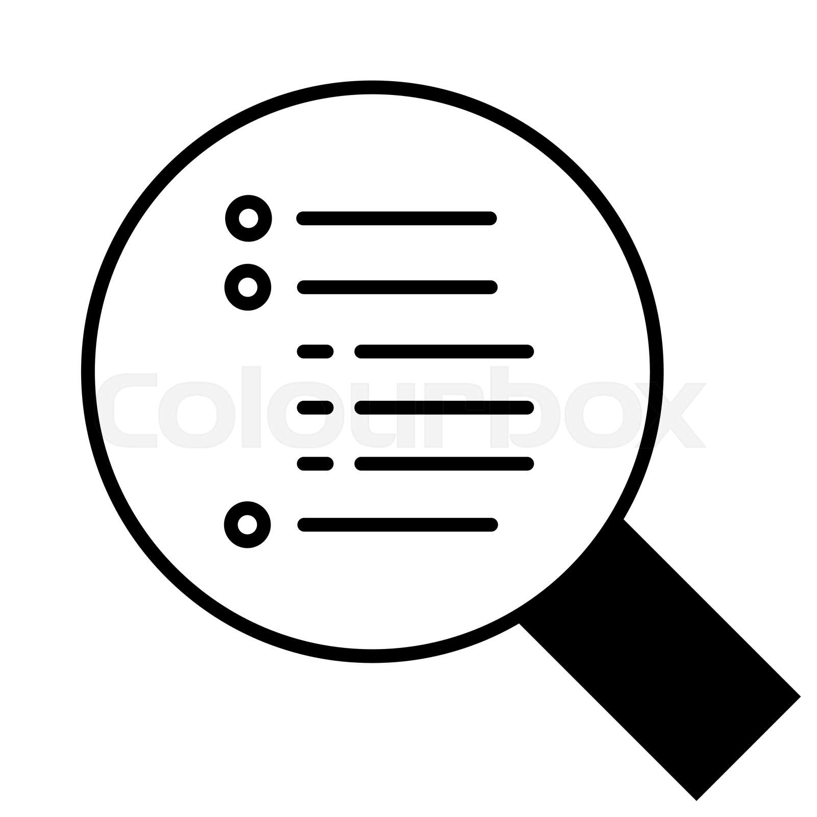 search all category items icon template | Stock vector | Colourbox